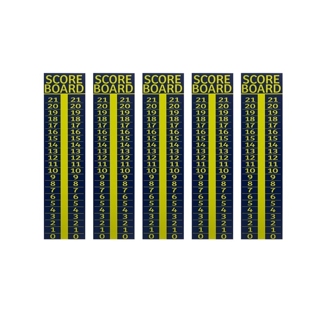 Flint Cornhole Scoreboard Corrugated Plastic, Blue 5 Pack - Walmart ...