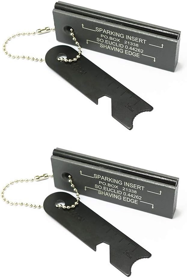 Flint Fire Starter Survival Camping Magnesium Blocks kits with Striker ...