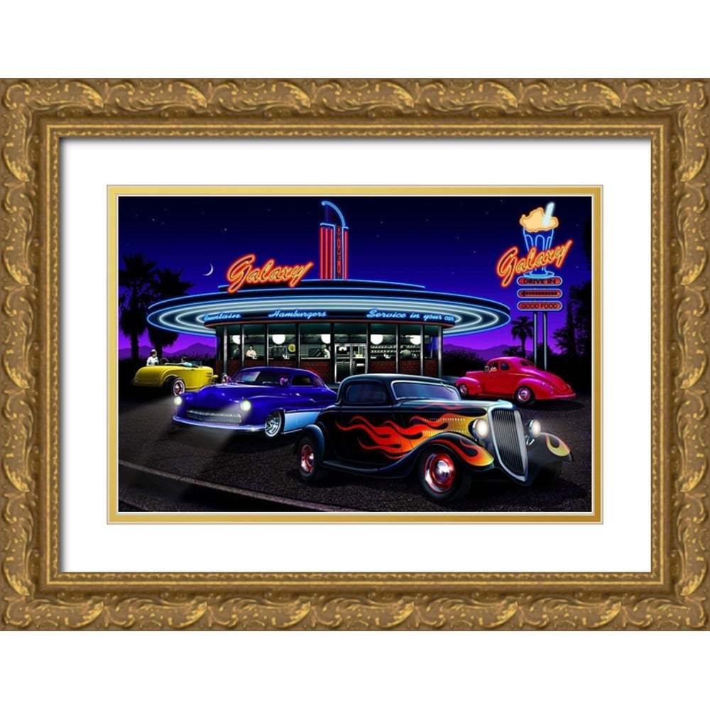 Flint, Helen 14x11 Gold Ornate Wood Framed with Double Matting Museum ...