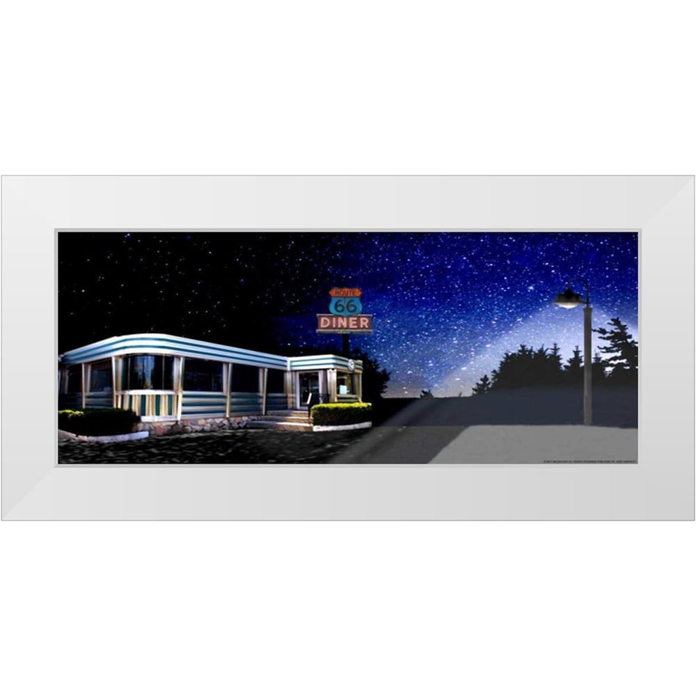 Flint, Helen 18x10 White Modern Wood Framed Museum Art Print Titled ...