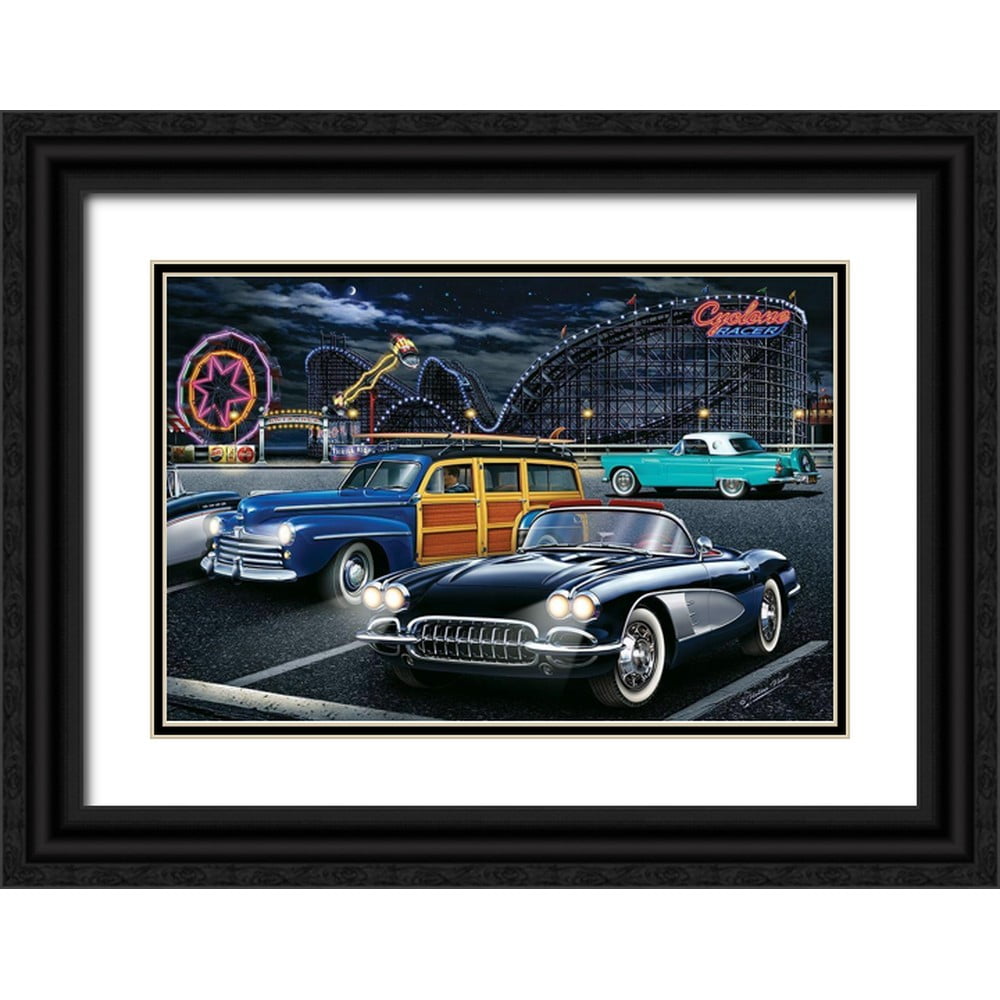 Flint, Helen 24x17 Black Ornate Wood Framed with Double Matting Museum ...