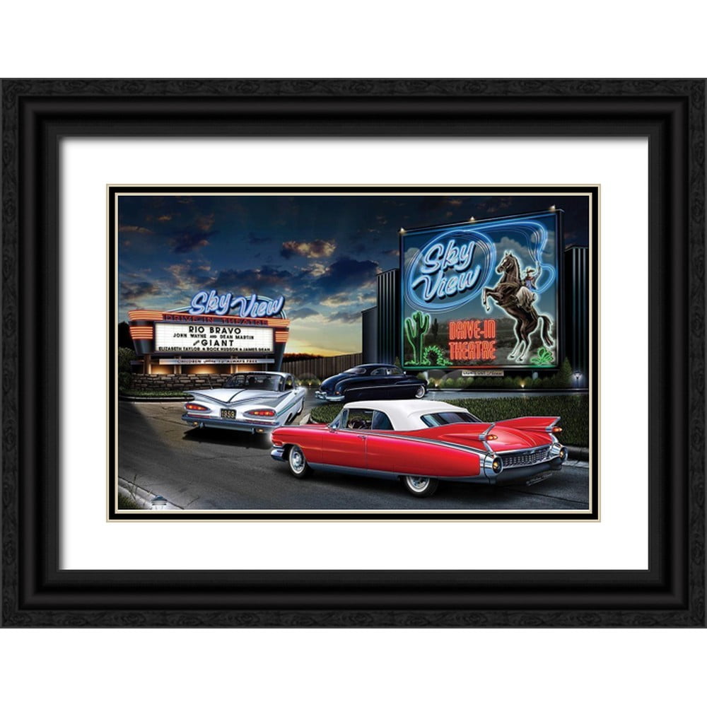 Flint, Helen 32x23 Black Ornate Wood Framed with Double Matting Museum ...