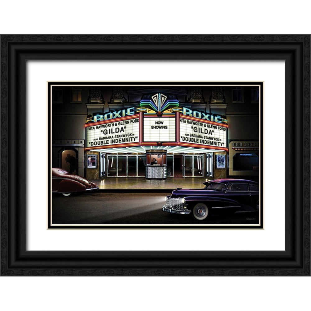 Flint, Helen 32x23 Black Ornate Wood Framed with Double Matting Museum ...
