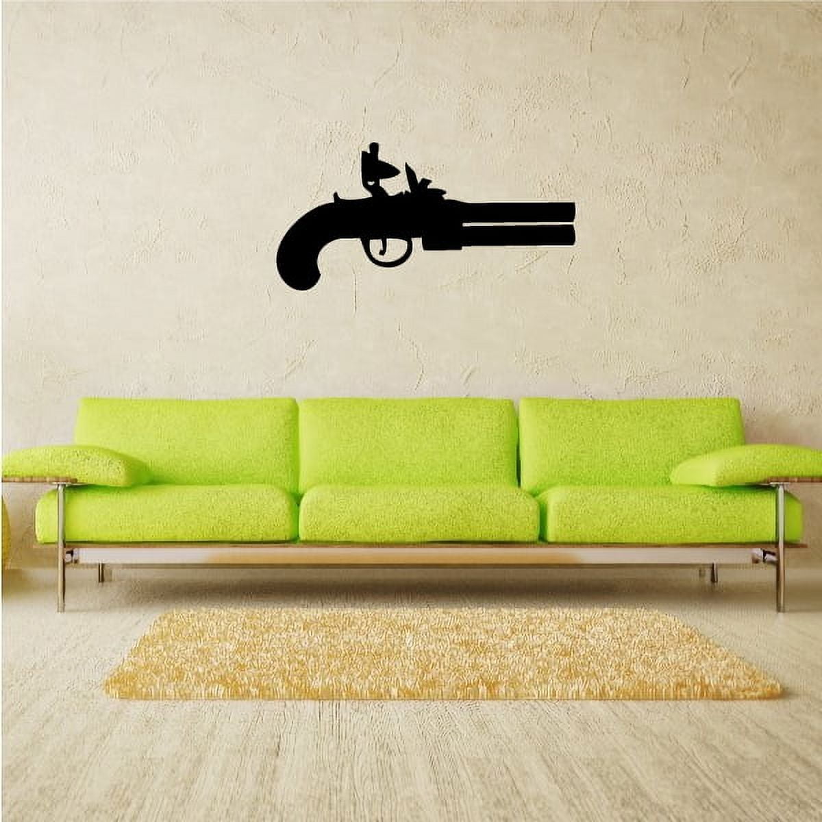 Flint-lock Pistol Decal - 36 Inches - Walmart.com