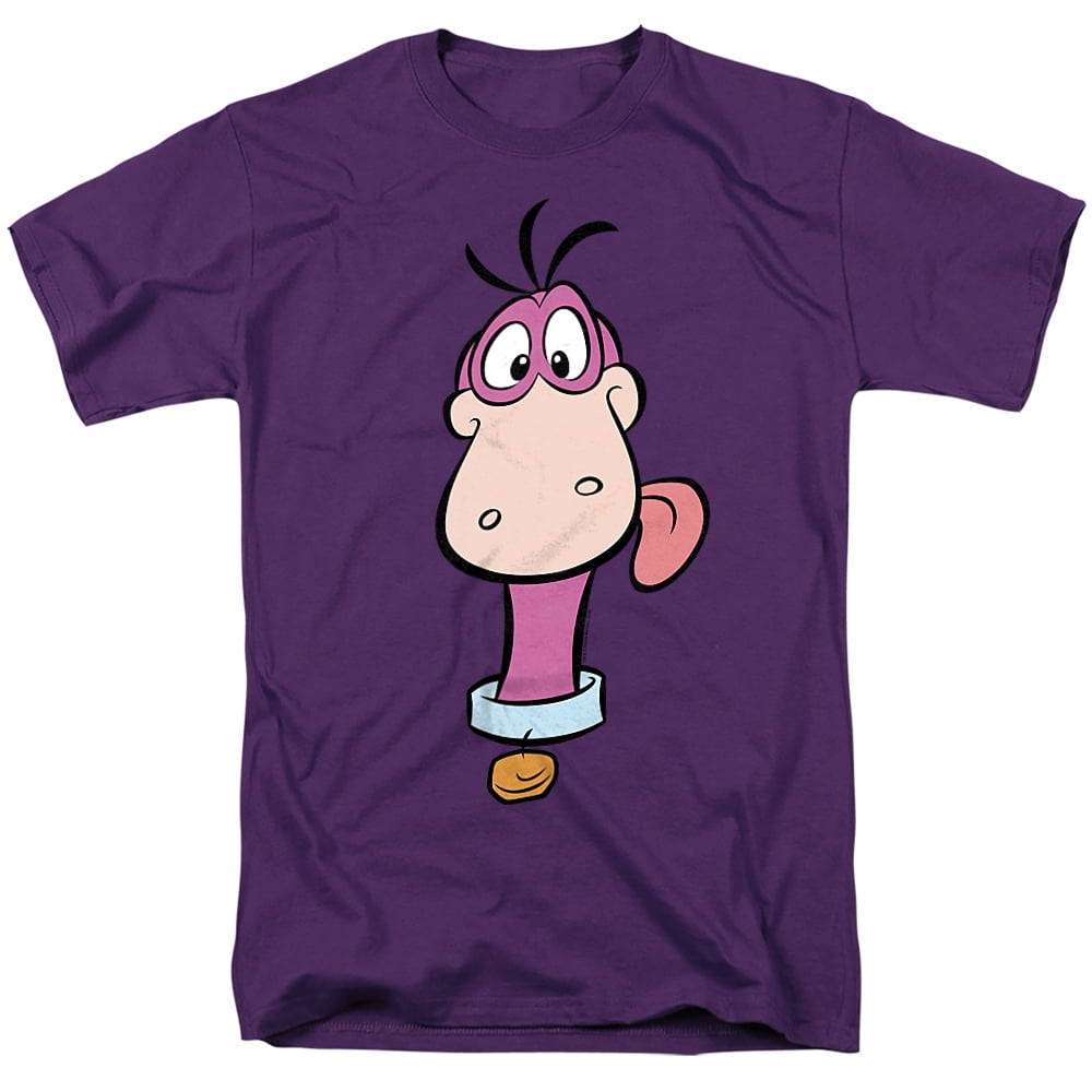 Flintstones Dino Headshot Unisex Adult T Shirt, Purple, 5X Large ...