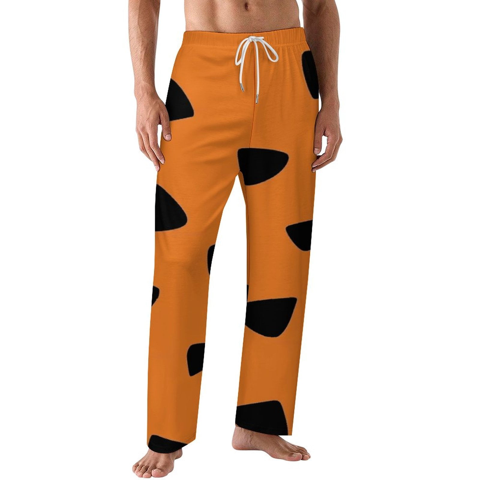 Flintstones Texture Mens Pajamas Pajama Pants Mens Sleepwear Lounge ...