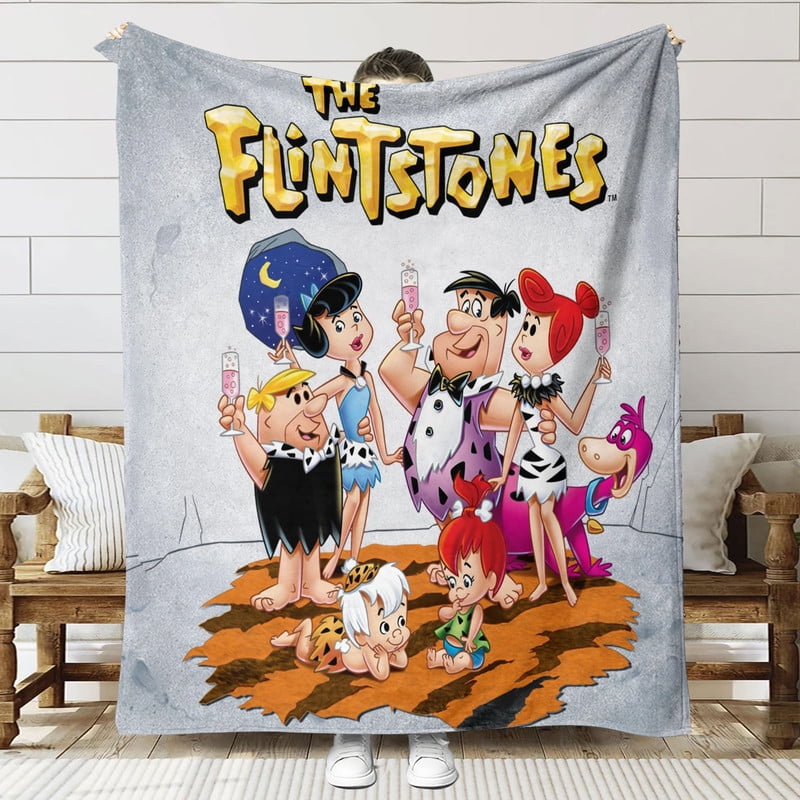 Flintstones Throw Blanket Gifts for Fans Lover Girls Boys Women Present Hoodie Him Bed 30"x40 ...