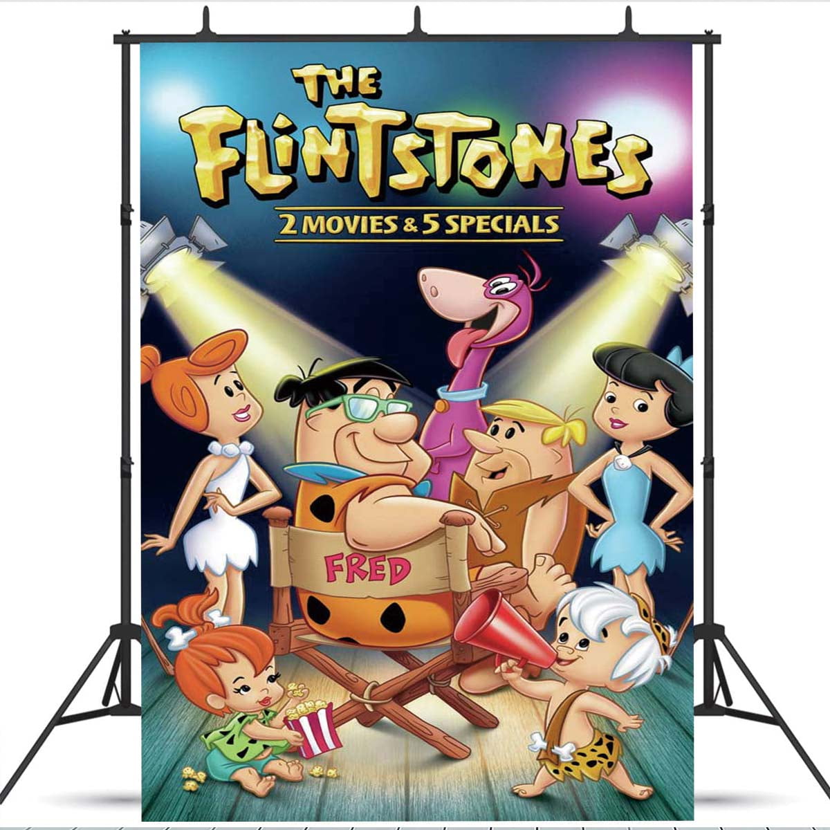 Flintstones school Wall Decor Taspestry Poster Banner Backdrop Party ...