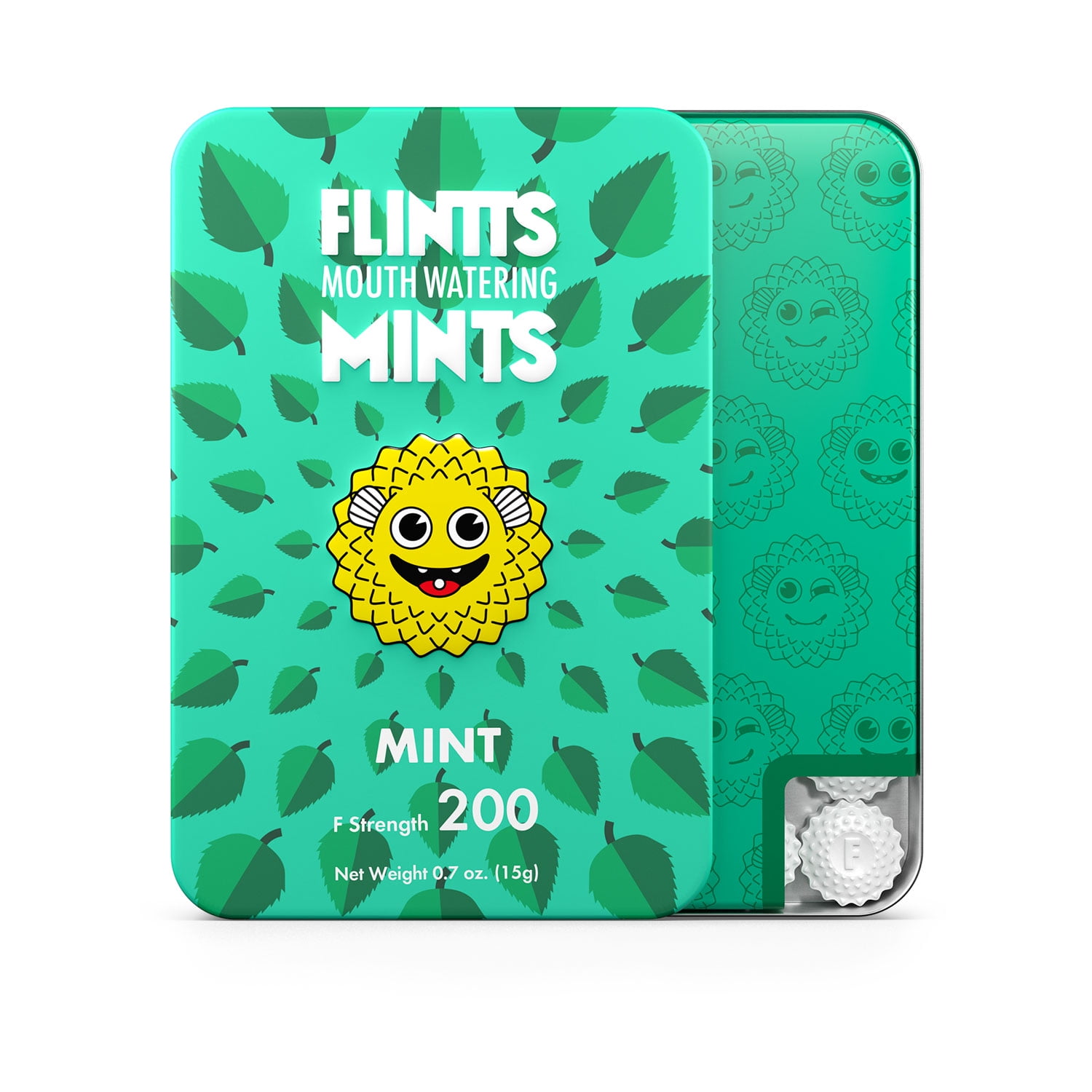 Flintts Mints Mint, Super Strong Tablets, Intense Tingling, Salivating ...