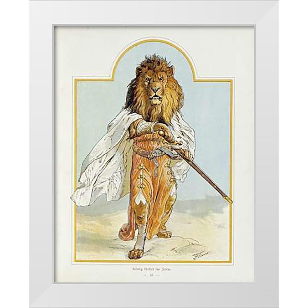 Flinzer, F. 15x18 White Modern Wood Framed Museum Art Print Titled ...