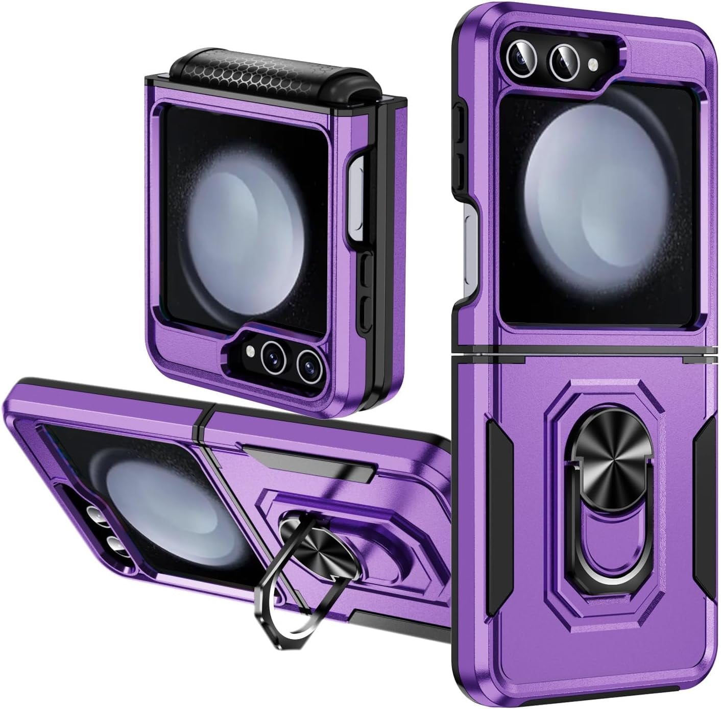 for Flip 5 Phone Case for Galaxy Z Flip 5,with Kickstand Military-Grade ...