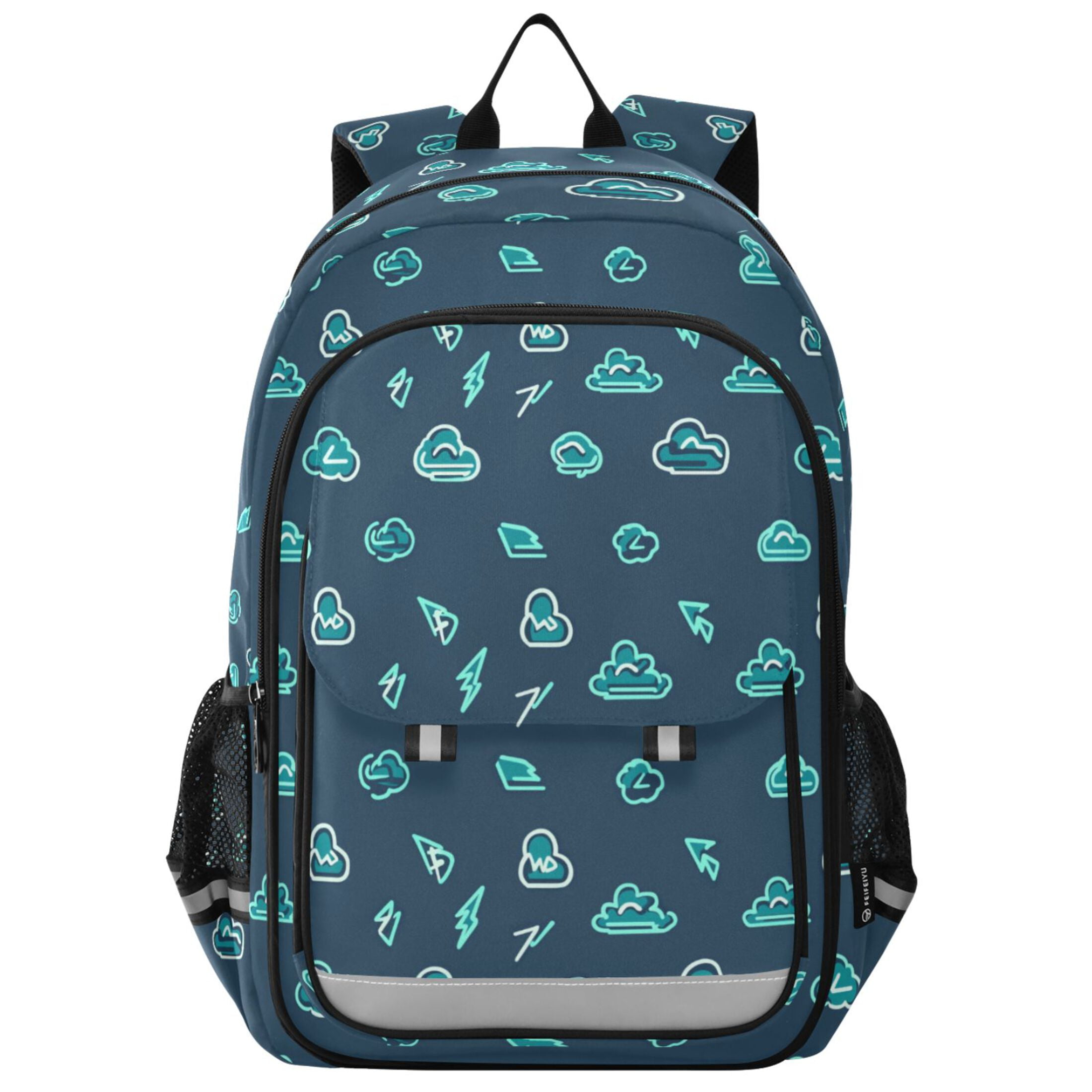 Flip Backpack Dynamic Weather Symbols Elementary School Backpack ...