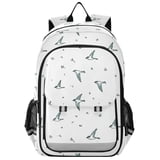 Flip Backpack Flying Birds Pattern Elementary School Backpack ...