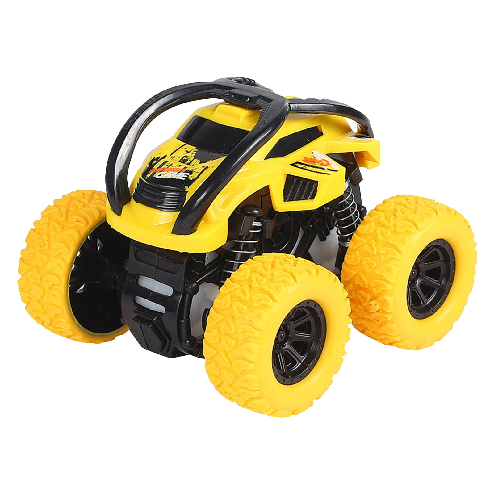 Flip Cars Toys, Push and Go Cars Toys for 3-6 Years Old, Inertial Four ...