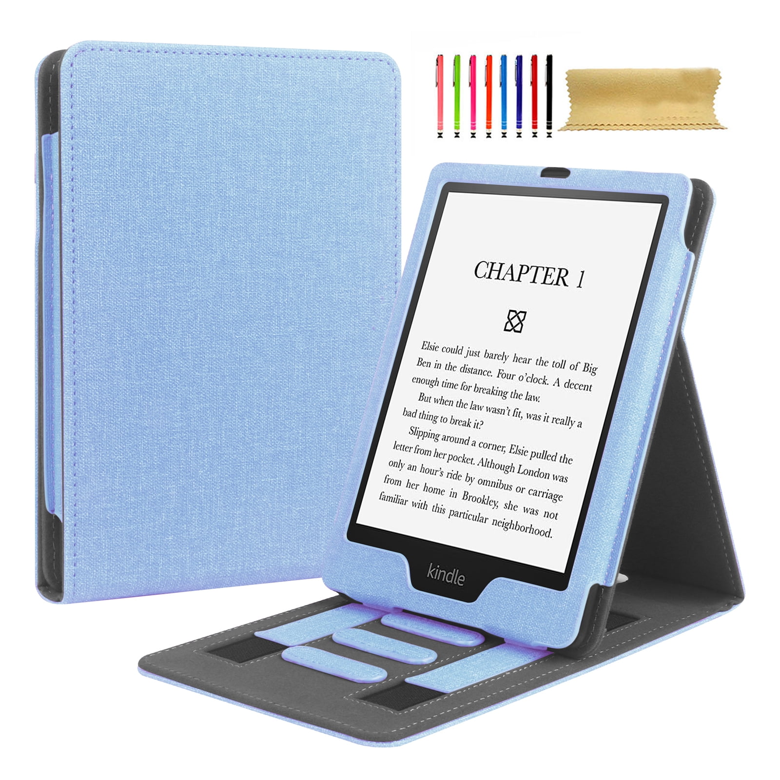 Flip Case for Amazon Kindle Paperwhite 7th Gen 2015/10th Gen 2018 - Slim Fit Multi-Viewing Stand ...