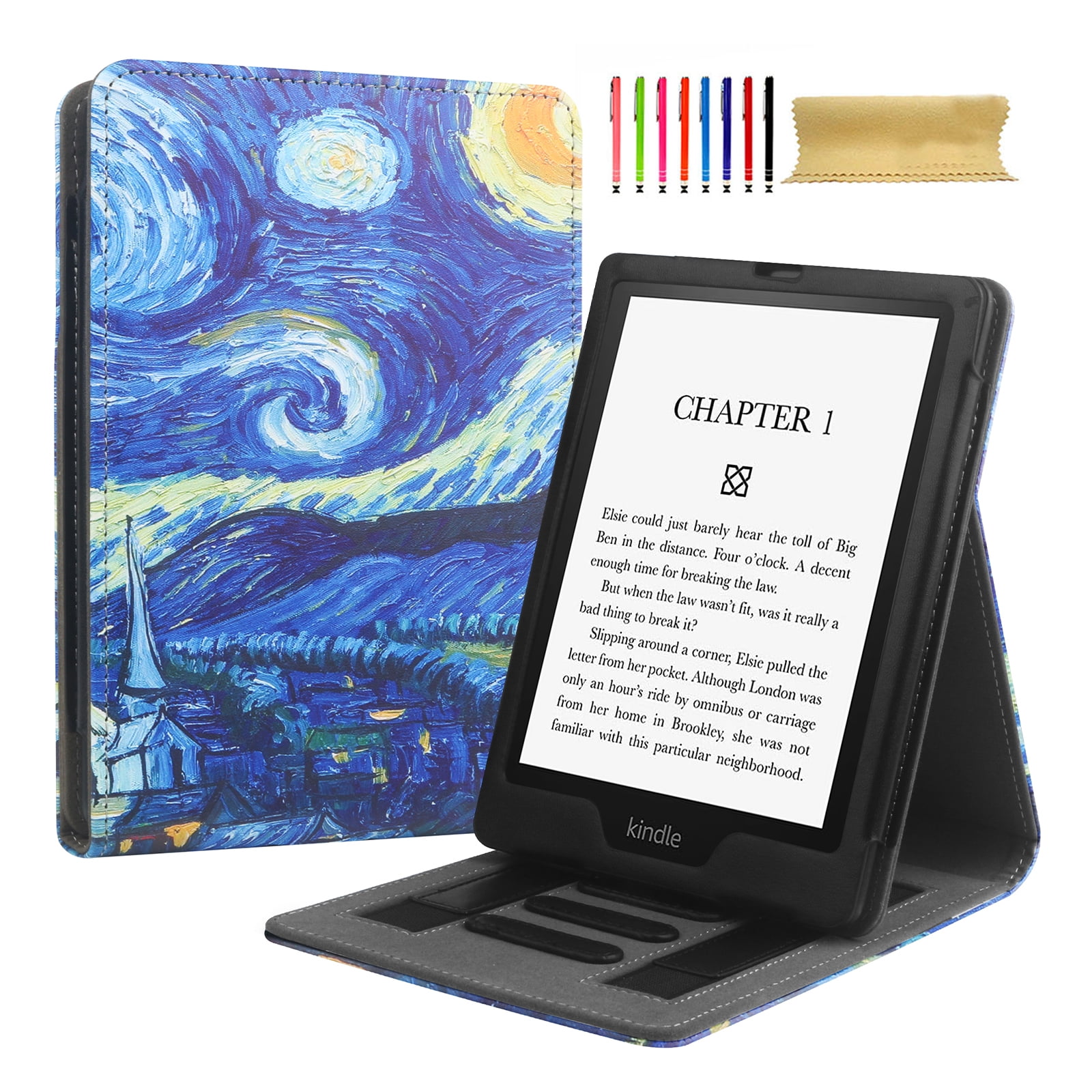 Flip Case for Amazon Kindle Paperwhite 7th Gen 2015/10th Gen 2018 - Slim Fit Multi-Viewing Stand ...