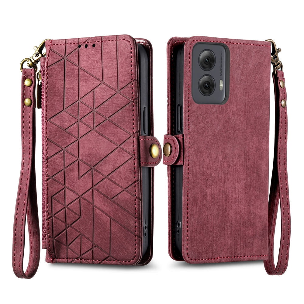 Flip Case For Moto G Power 5G 2024 Wallet Cover, For Motorola Edge ...