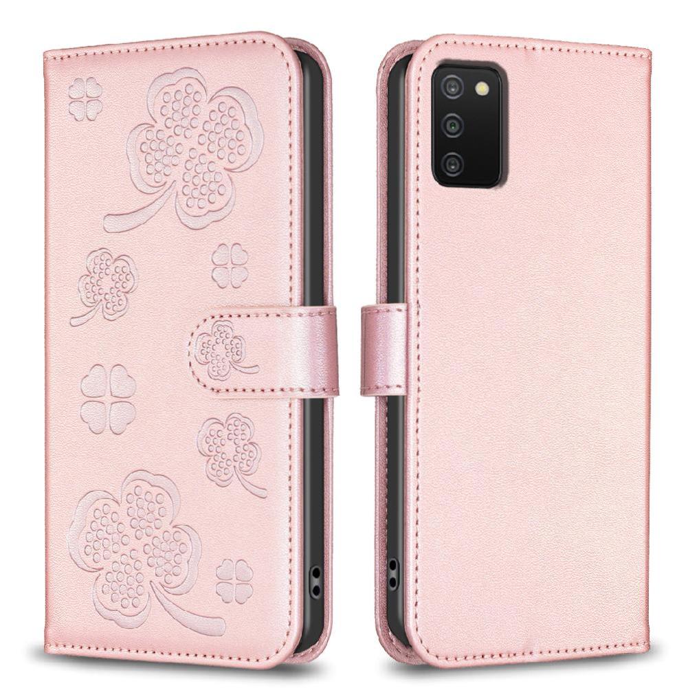 Flip Case for Samsung Galaxy A02s Clover Flower Wallet Multi-color Card ...