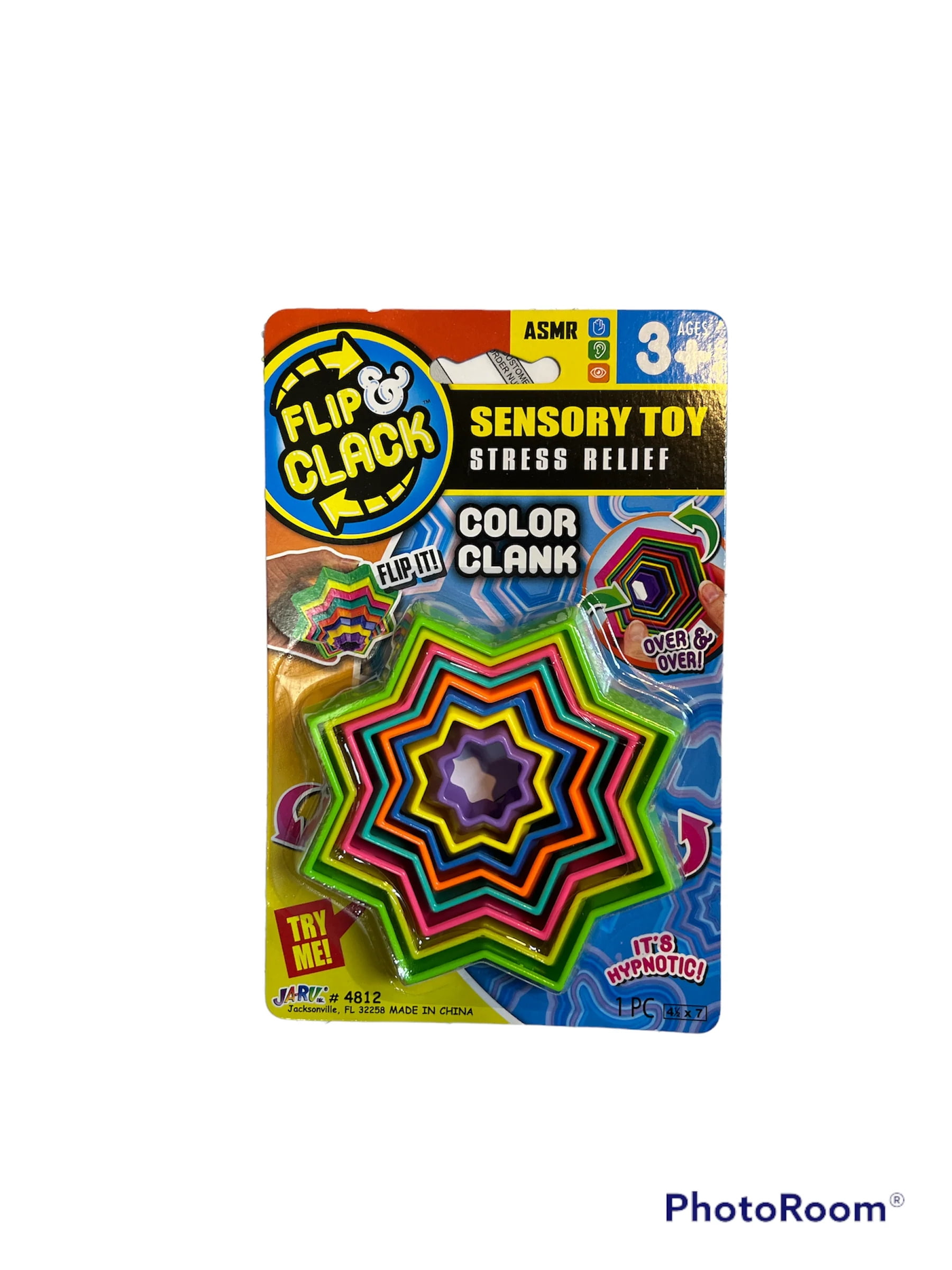 Flip & Clack Color Clank Sensory Toy - Shape and Colors Chosen at ...
