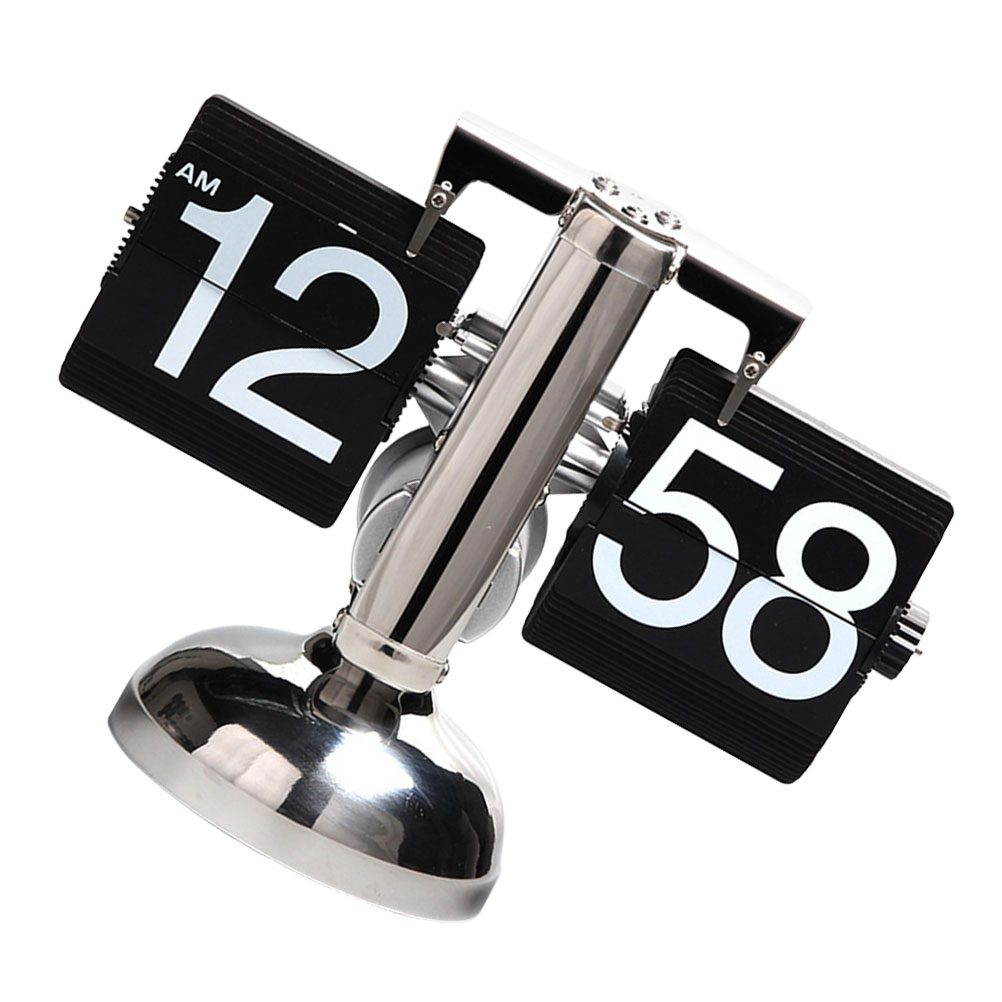 Flip Clock Battery Clock Page Turning Clock Digital Flip down Clock ...