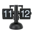 Flip Clock Large Number Battery Powered 304 Stainless Steel Tabletop Retro Flip Clock For Home