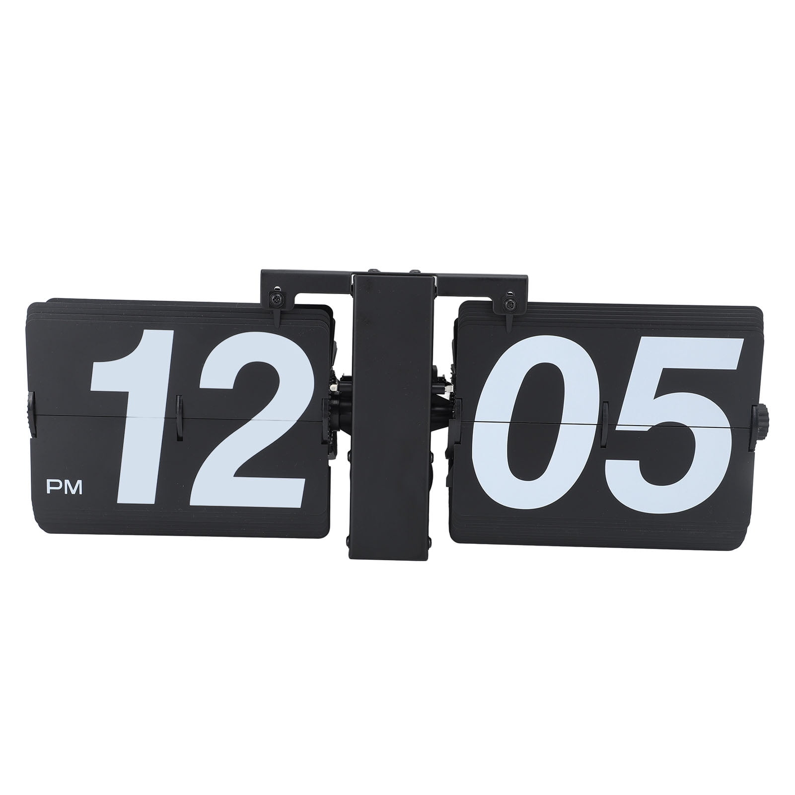 Flip Clock PVC Stainless Steel Battery Powered Retro Mechanical Digital ...