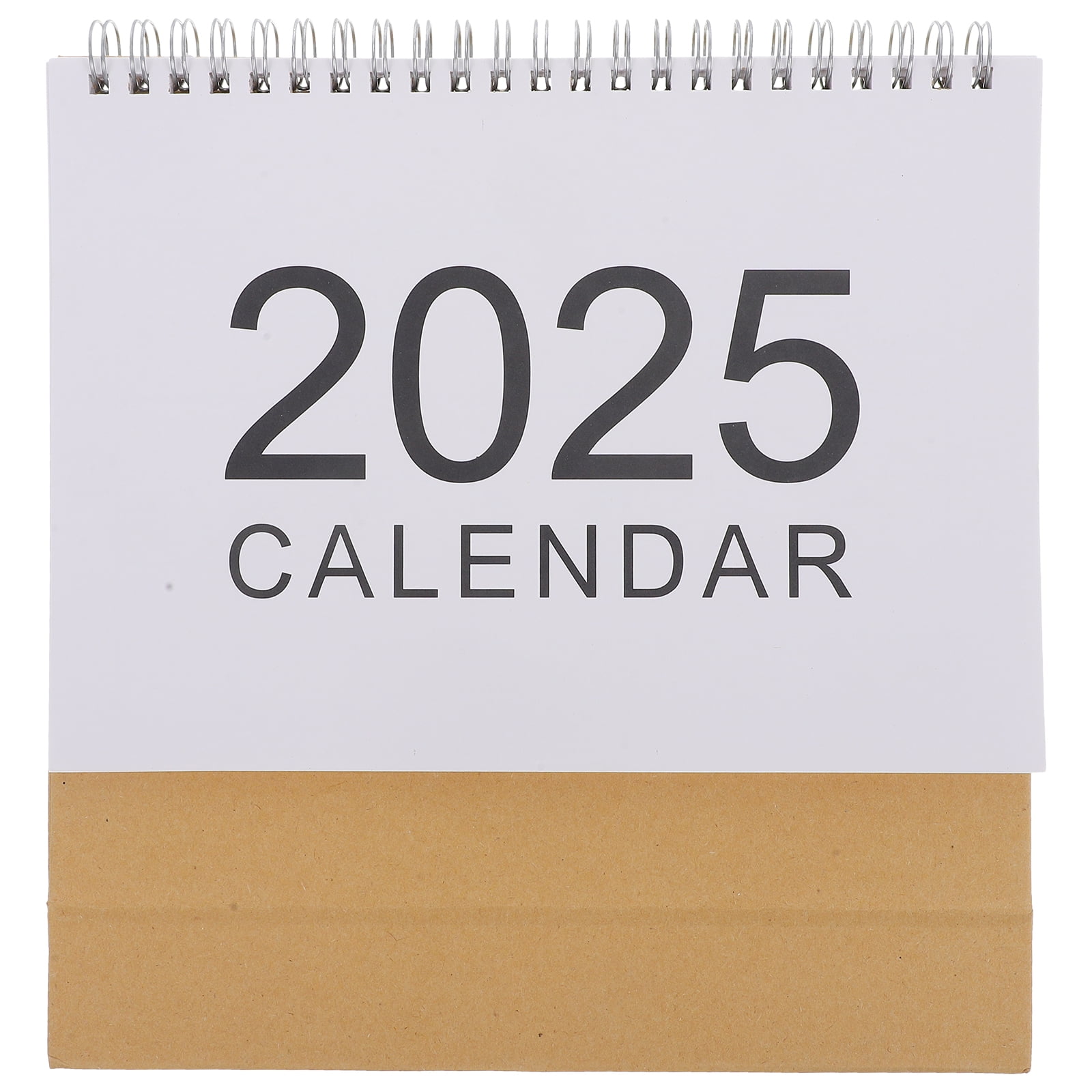 Flip Desk Calendar 2025 Minimalist Monthly Planner Office Desk Standing ...