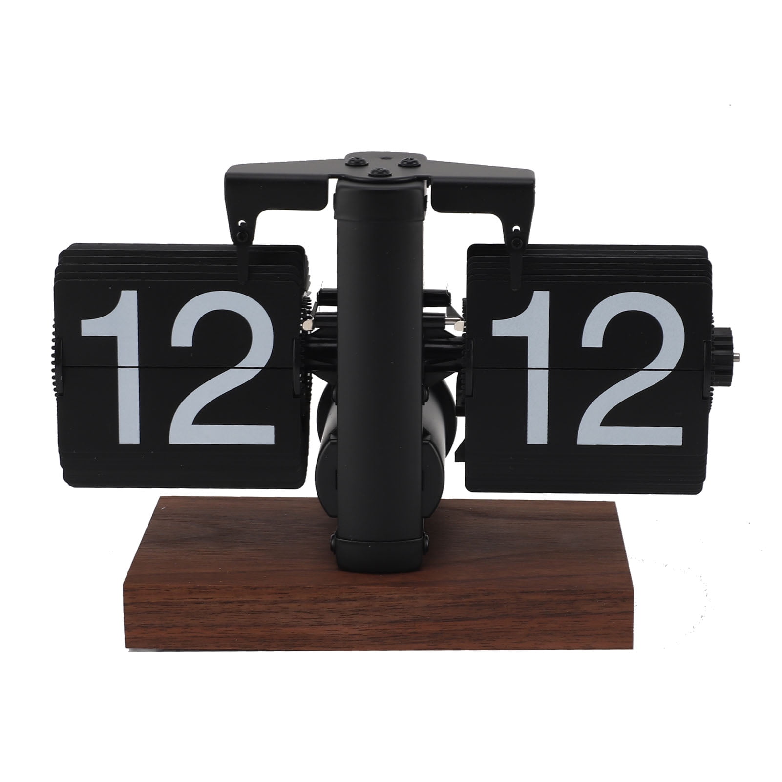 Flip Desk Clock Vintage 24 Hours Anti Slip Base Rotary Knob Adjustable ...