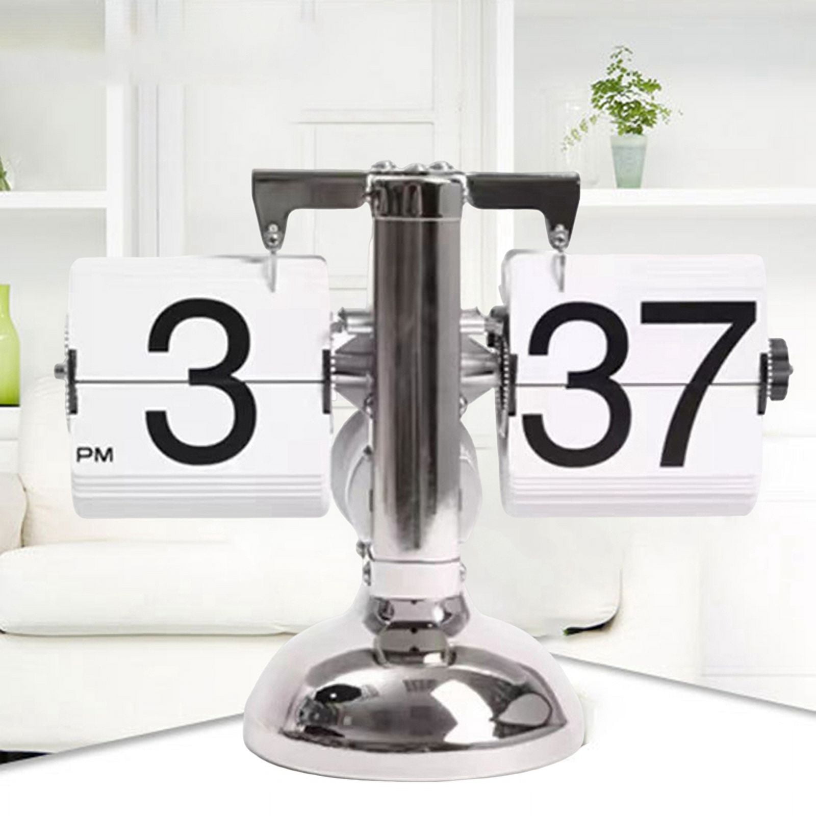 Flip Digital Clock -Small Scale Table Clock Retro Flip Clock Flip ...