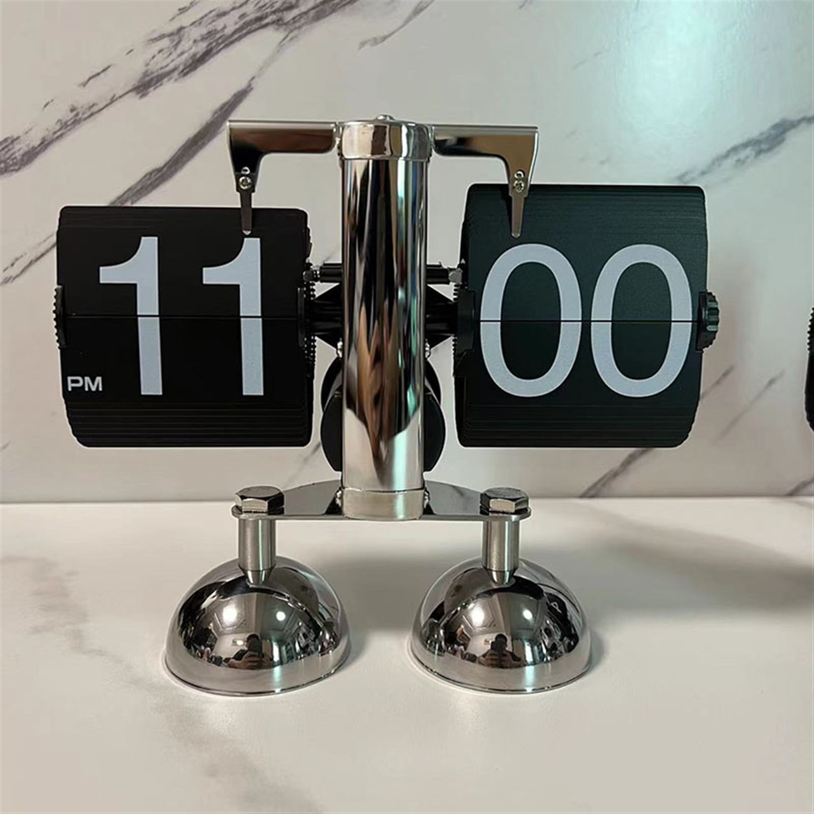 Flip Down Page Table Clock Office Flip Digital Clock Home Decor Crafts ...