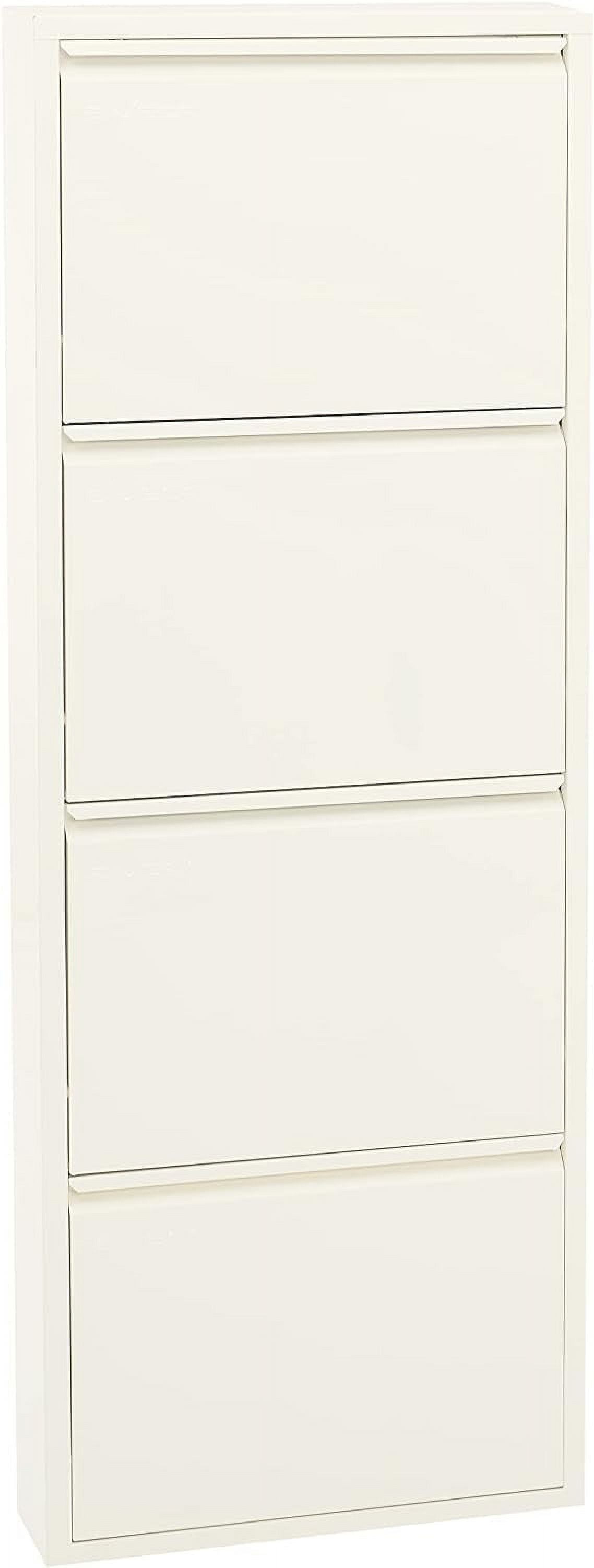 Flip Drawer Shoe Cabinet Storage Organizer Freestanding Shoe Rack Wall ...