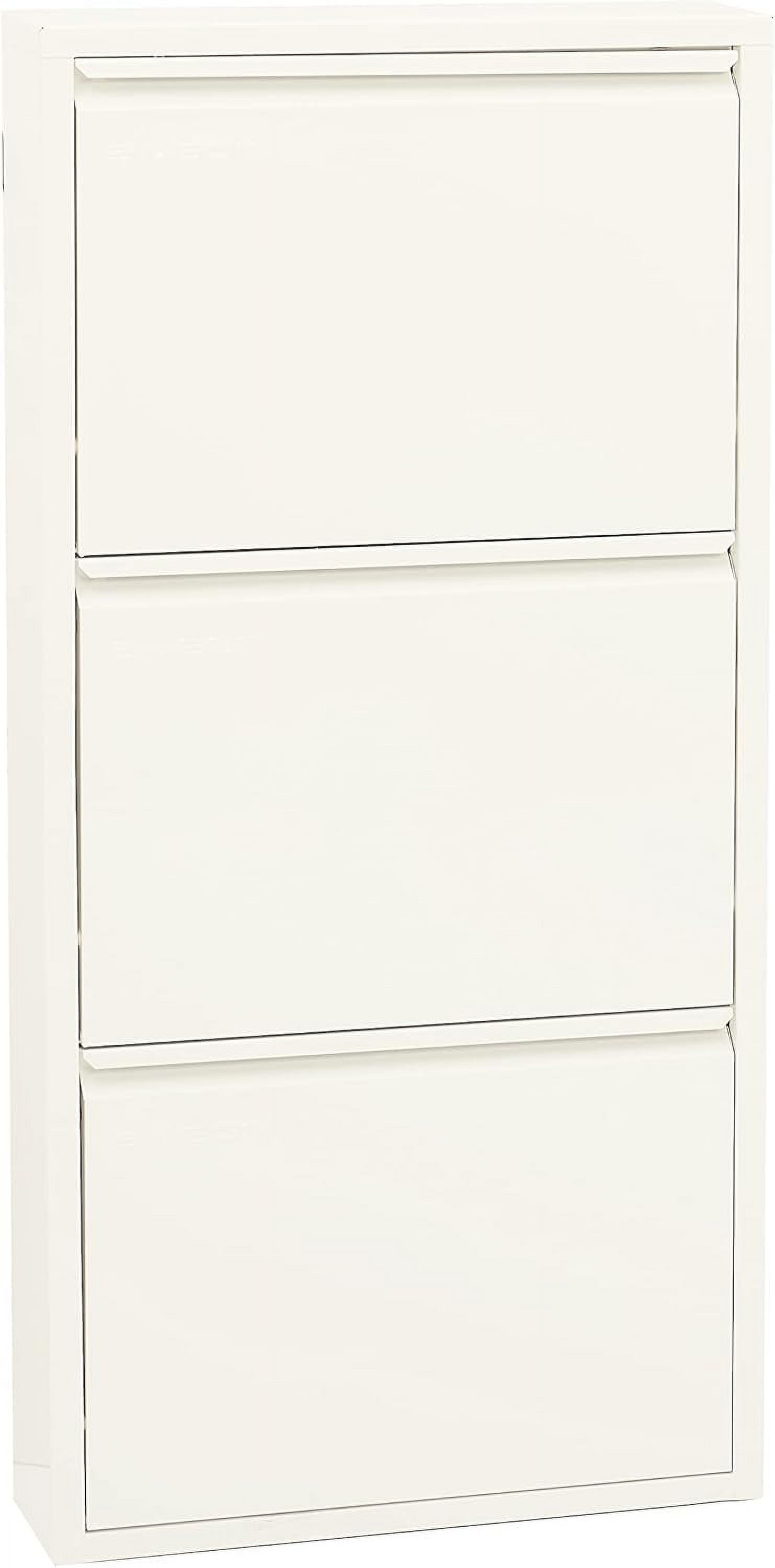 Flip Drawer Shoe Cabinet Storage Organizer Freestanding Shoe Wall ...