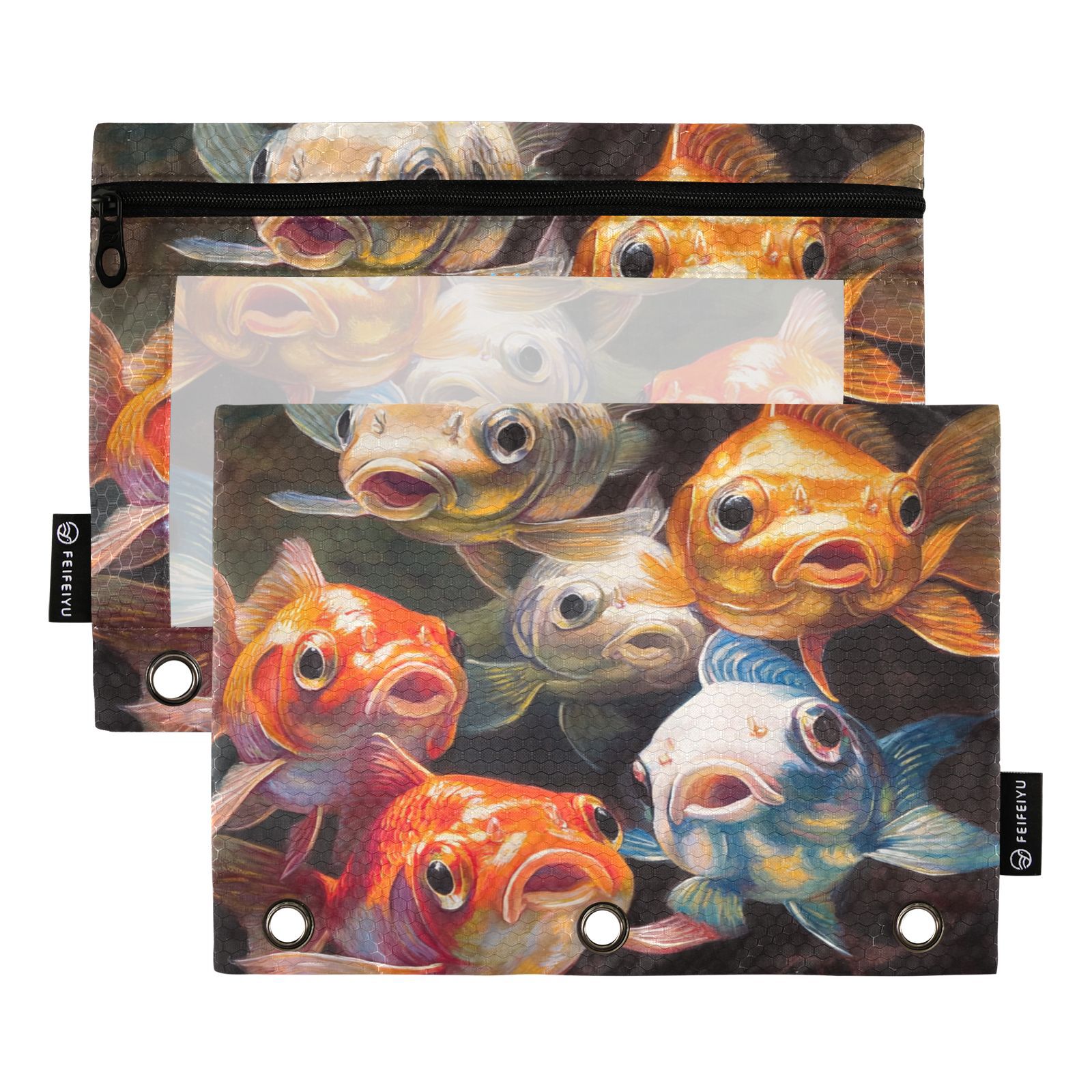 Flip File Folder Binder Pouches Set of 2 Water Resistant Durable ...