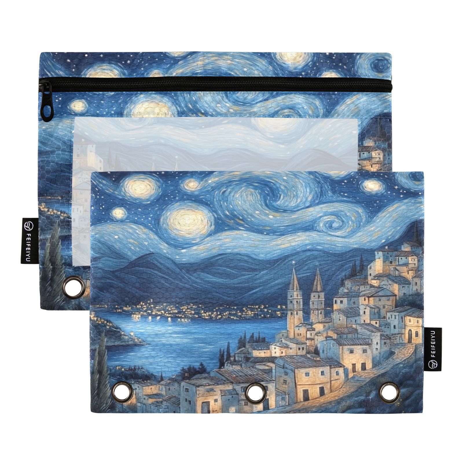 Flip File Folder Binder Pouches Set of 2 Water Resistant Durable ...