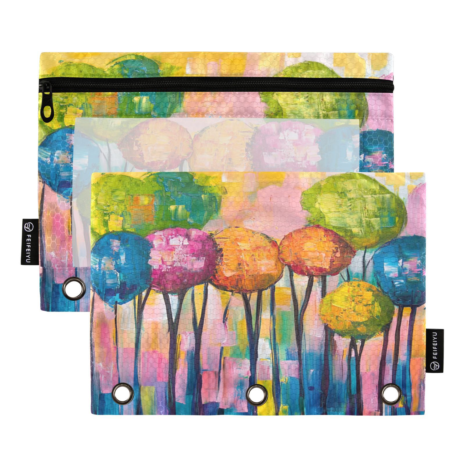 Flip File Folder Binder Pouches Set of 2 Water Resistant Durable ...