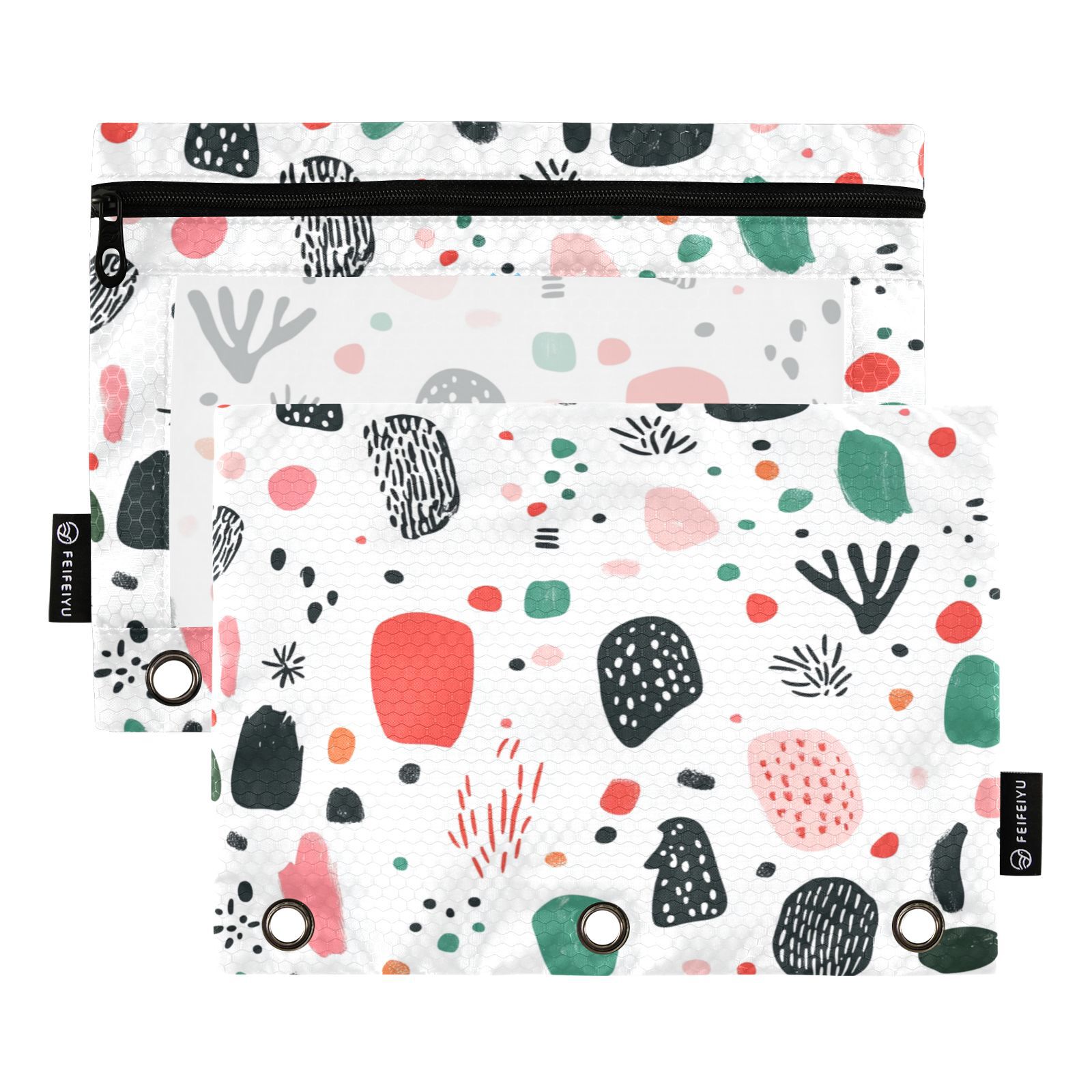 Flip File Folder Binder Pouches Set of 2 Water Resistant Durable ...