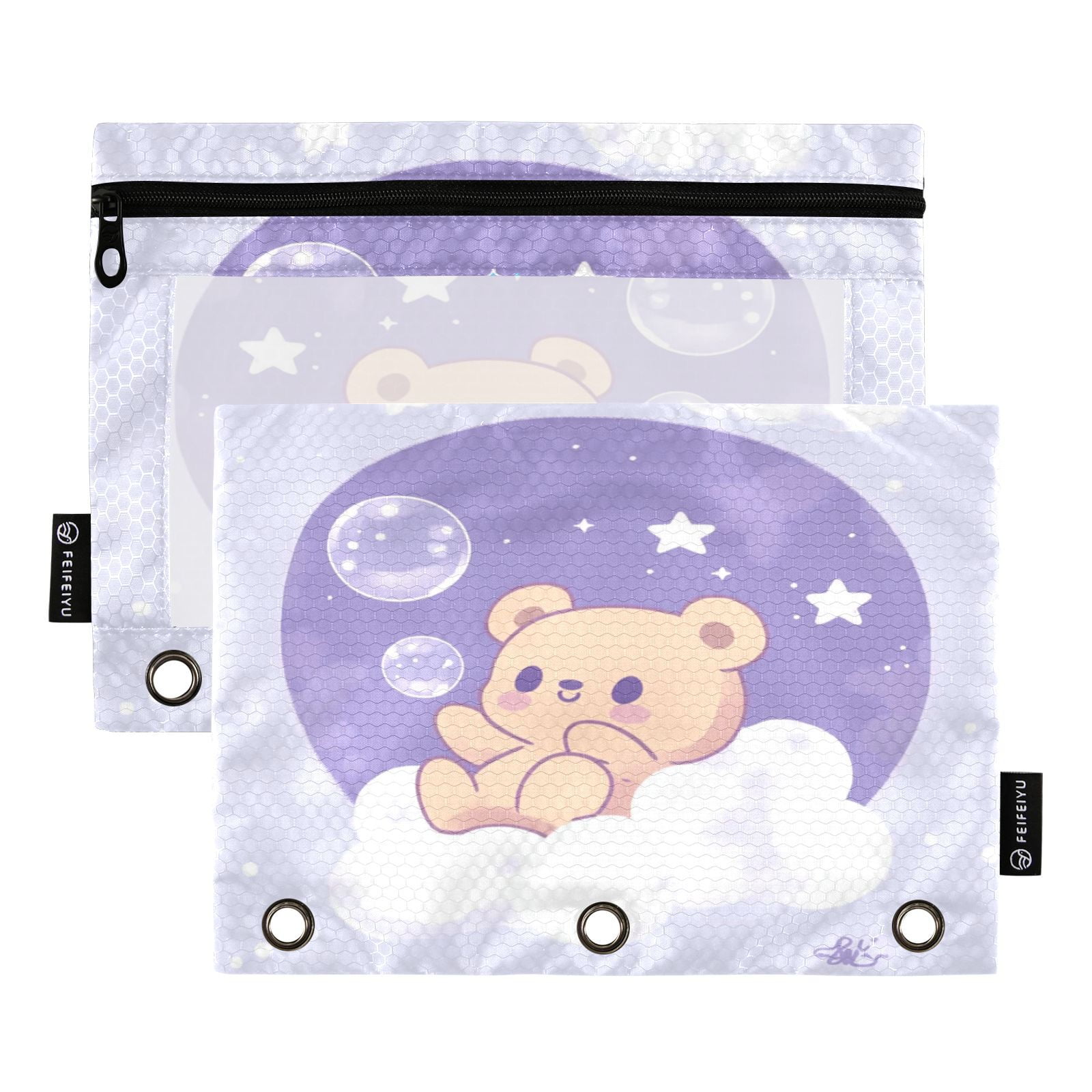 Flip File Folder Binder Pouches Set of 2 Water Resistant Durable ...