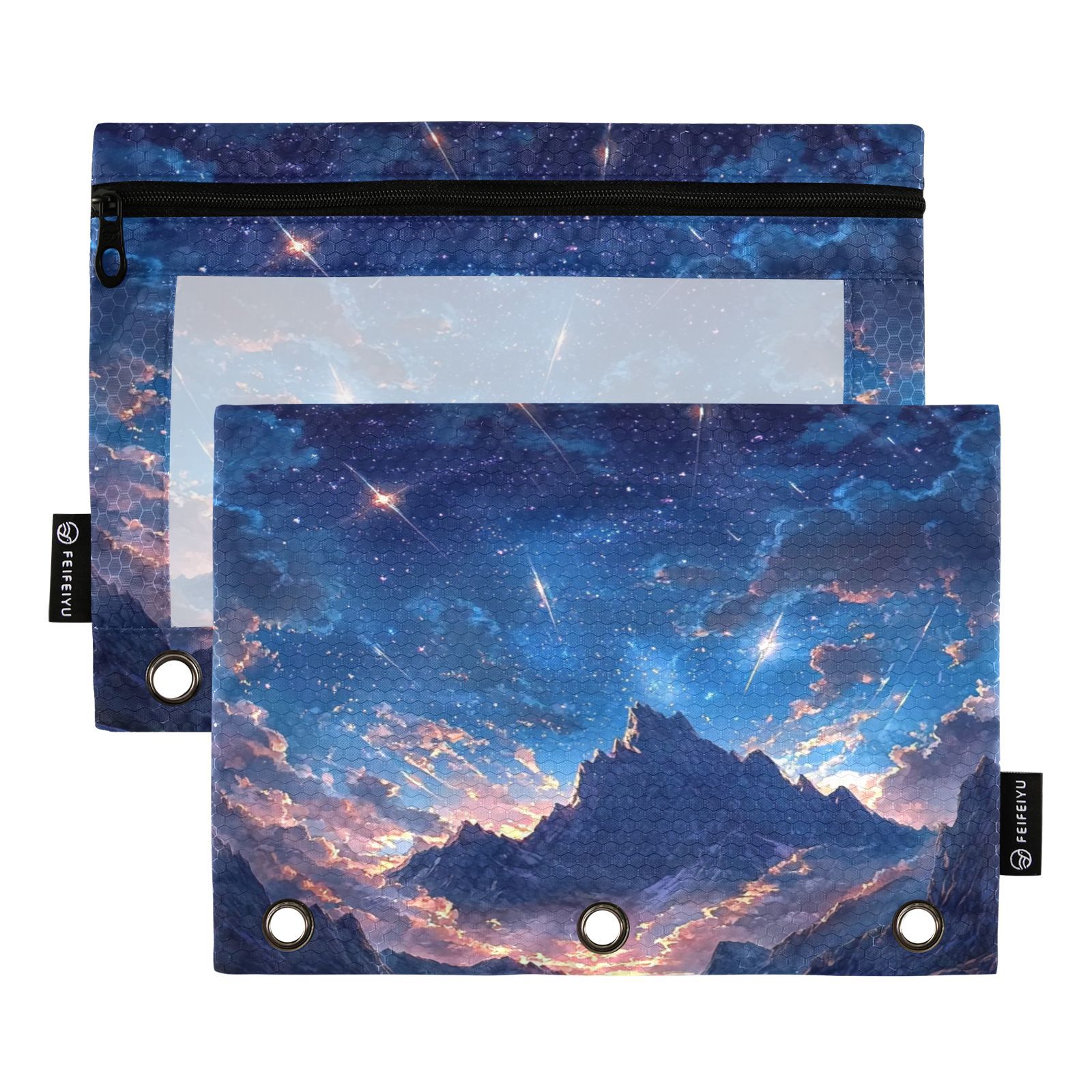 Flip File Folder Binder Pouches Set of 2 Water Resistant Durable ...