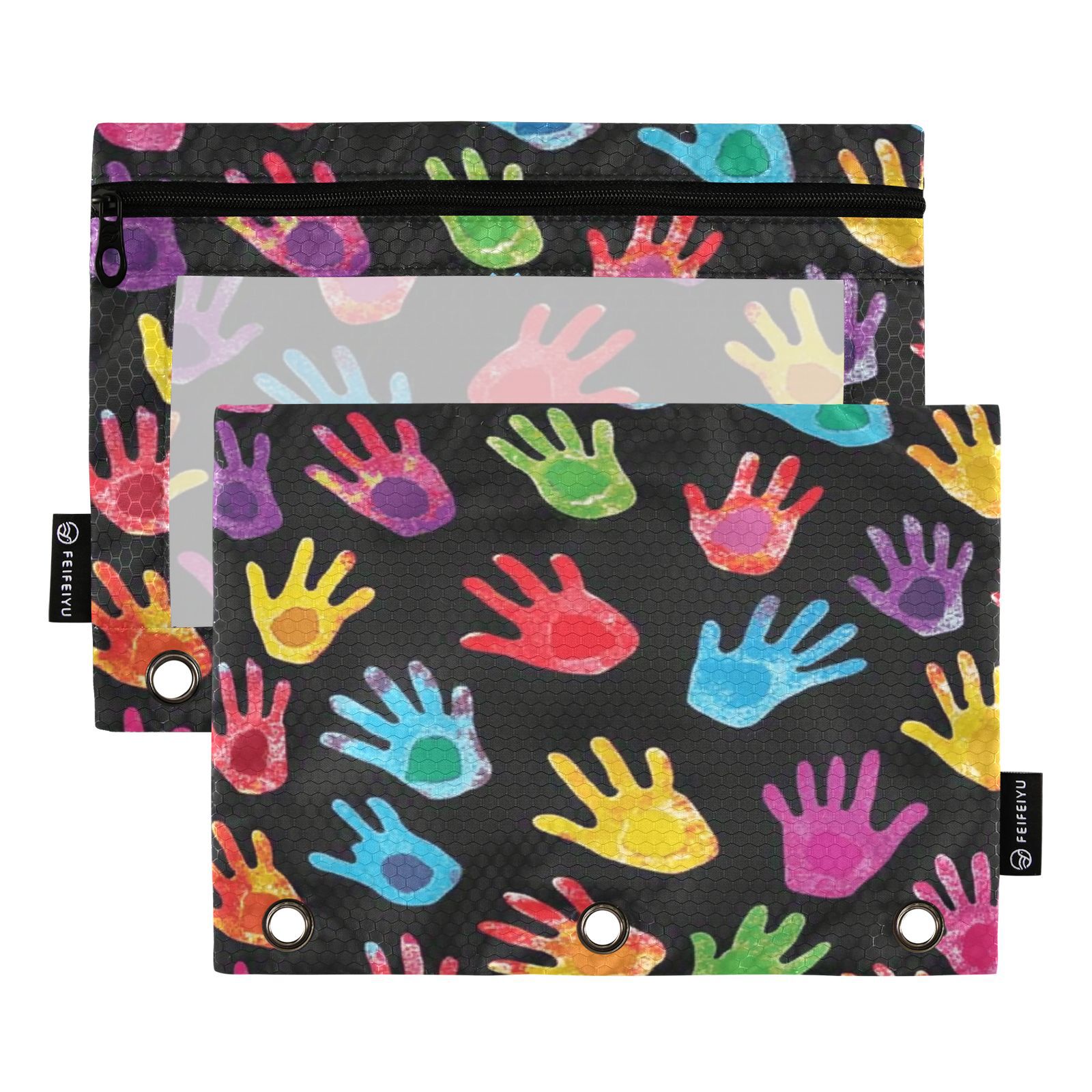 Flip File Folder Binder Pouches Set of 2 Water Resistant Durable ...