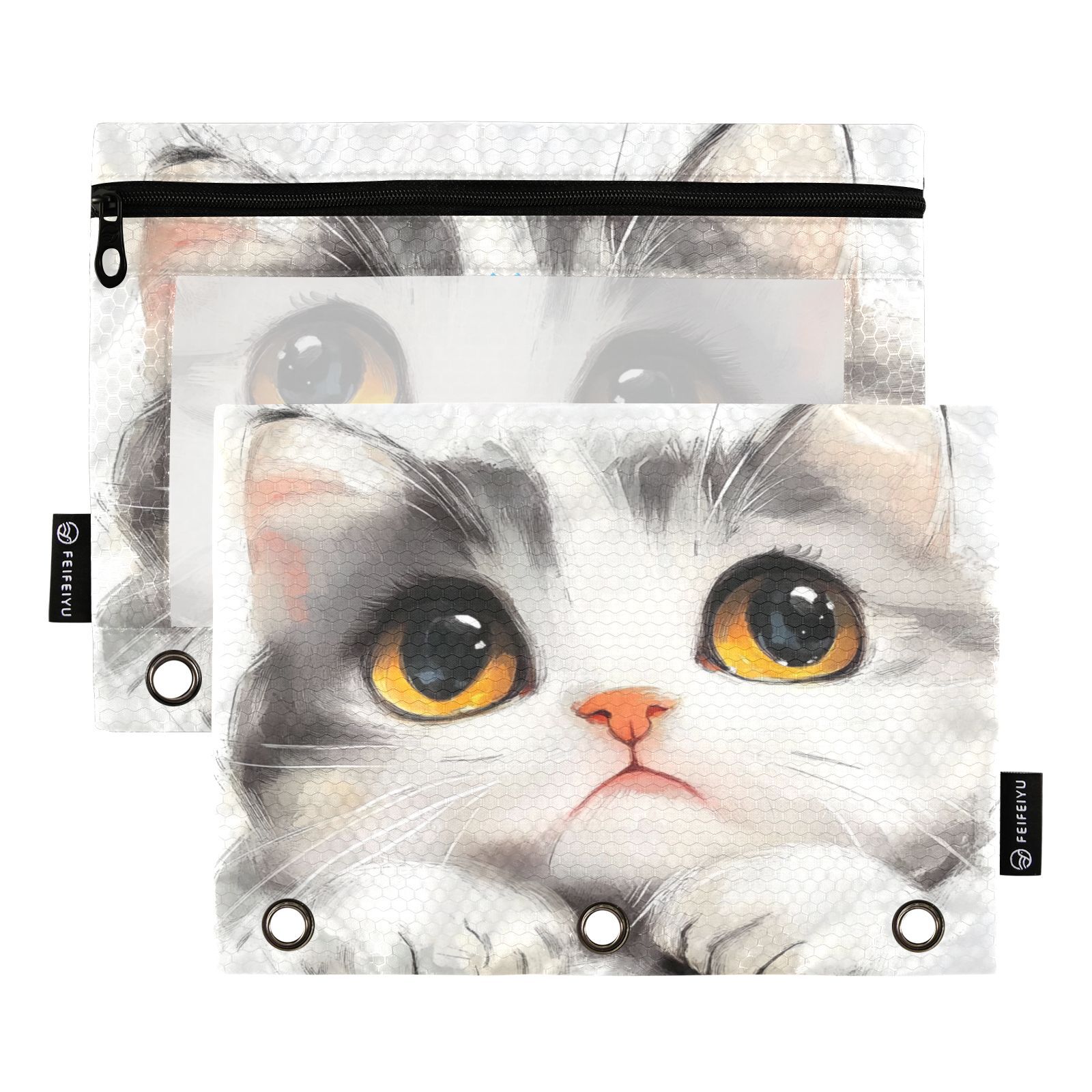 Flip File Folder Binder Pouches Set of 2 Water Resistant Durable ...