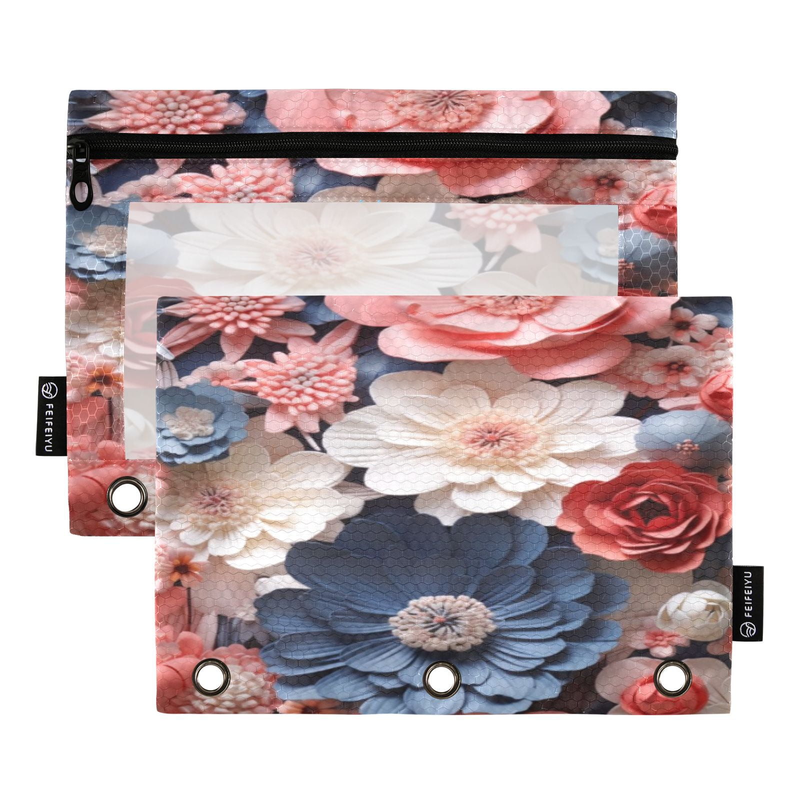 Flip File Folder Binder Pouches Set of 2 Water Resistant Durable ...