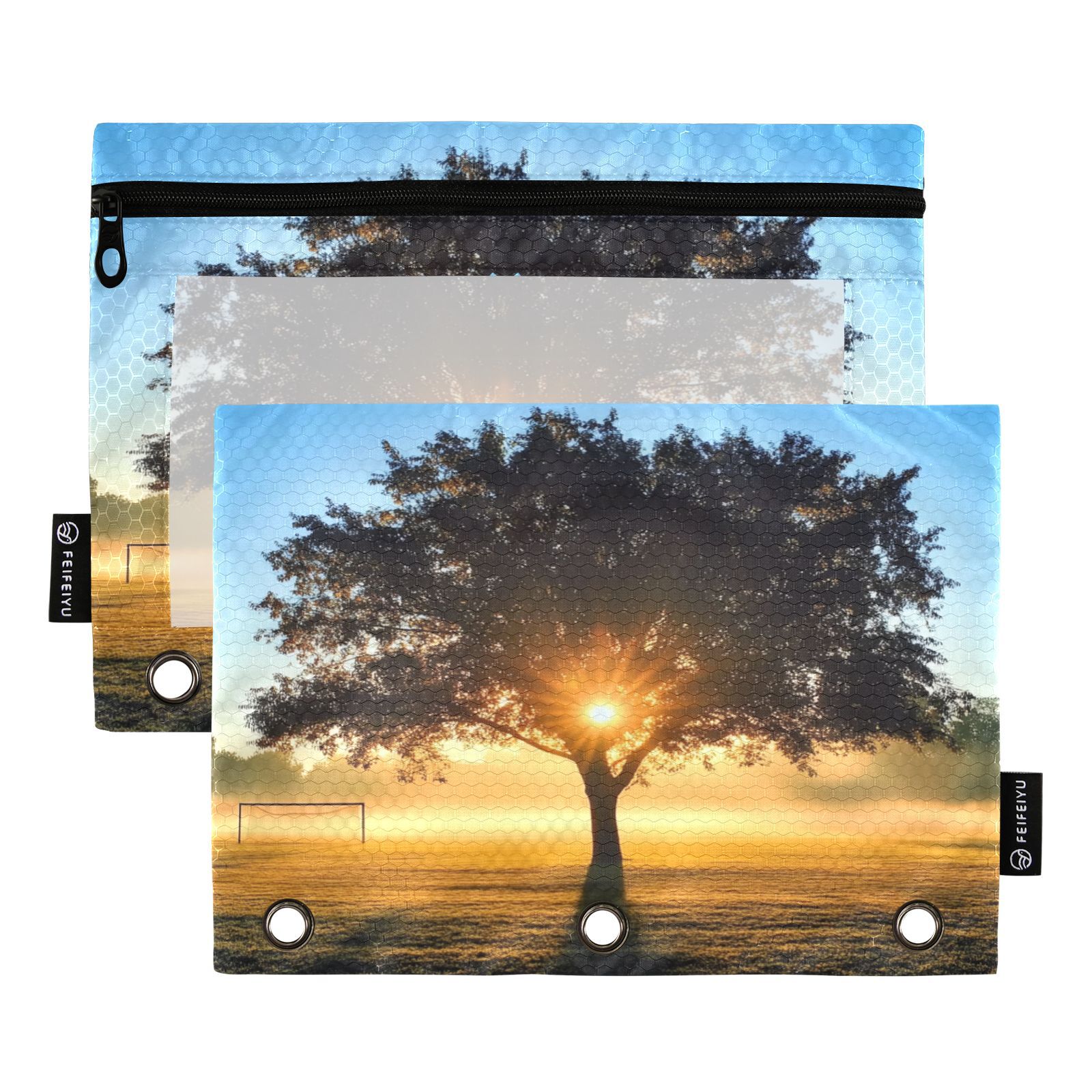 Flip File Folder Binder Pouches Set of 2 Water Resistant Durable ...