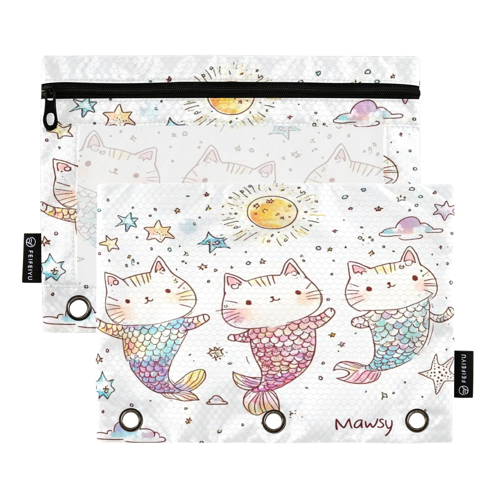 Flip File Folder Binder Pouches Set of 2 Water Resistant Durable ...