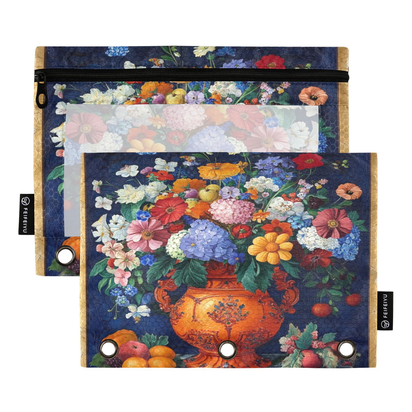 Flip File Folder Binder Pouches Set of 2 Water Resistant Durable ...