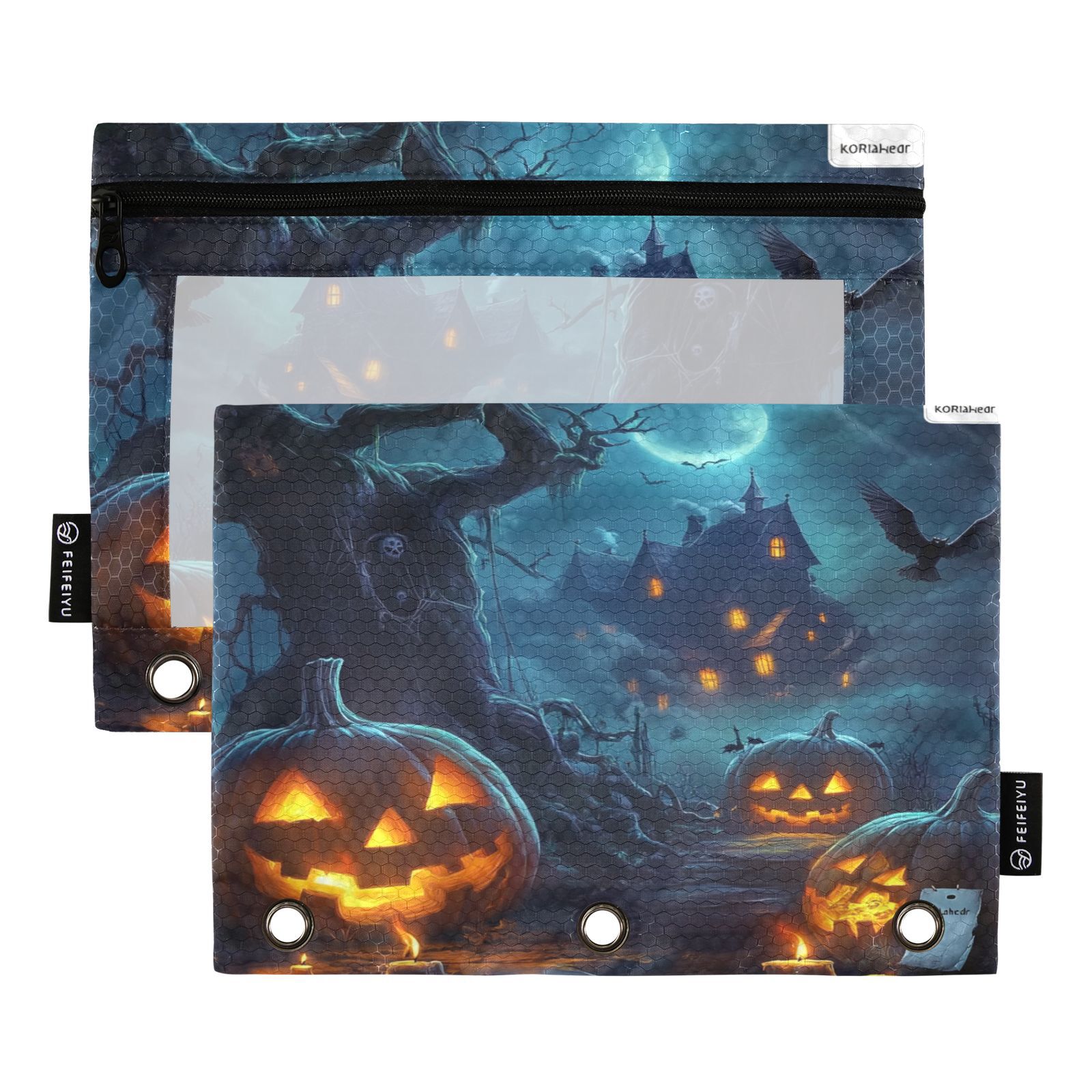 Flip File Folder Binder Pouches Set of 2 Water Resistant Durable ...