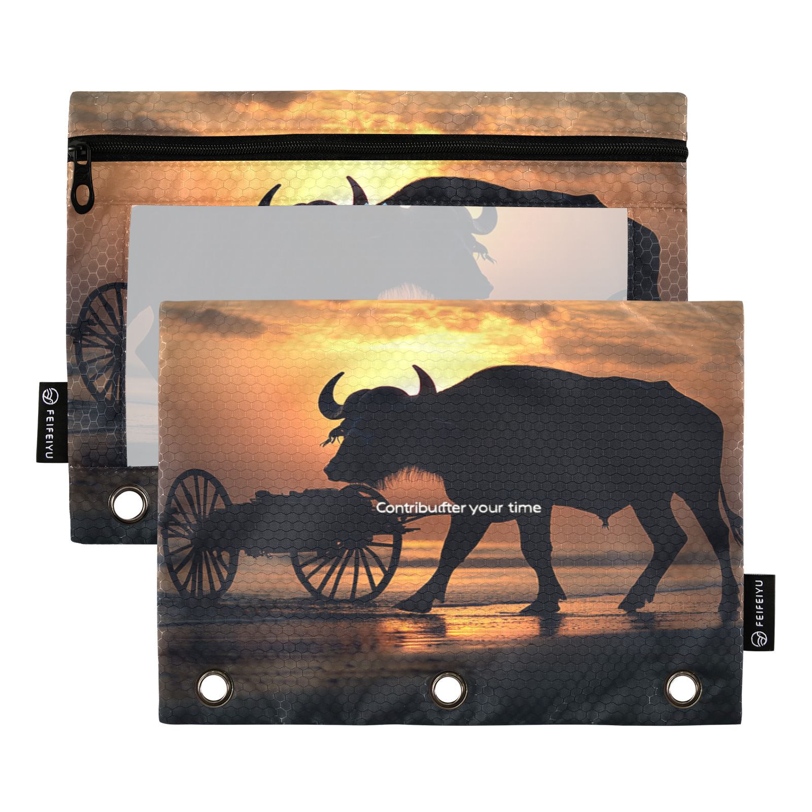 Flip File Folder Binder Pouches Set of 2 Water Resistant Durable ...