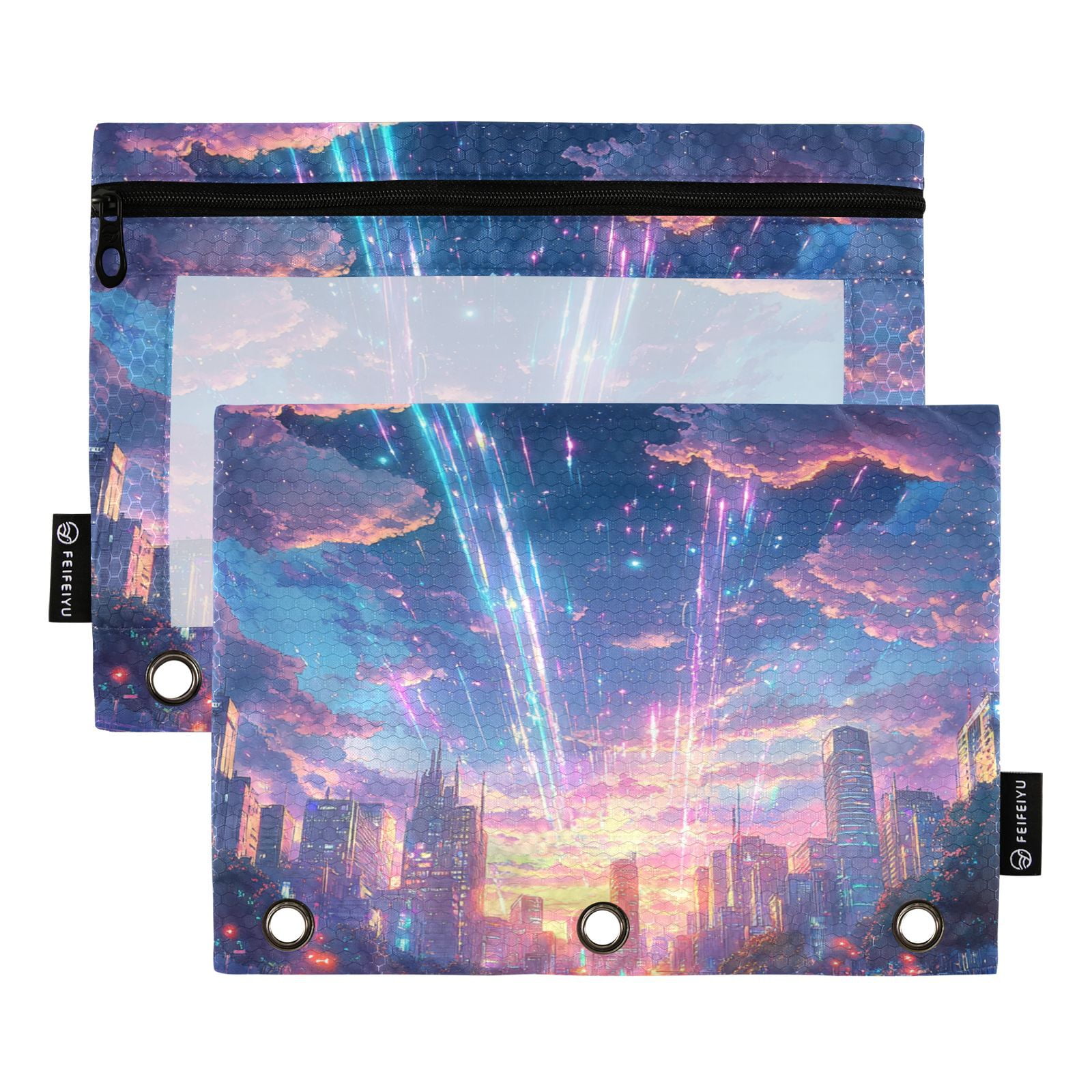 Flip File Folder Binder Pouches Set of 2 Water Resistant Durable ...