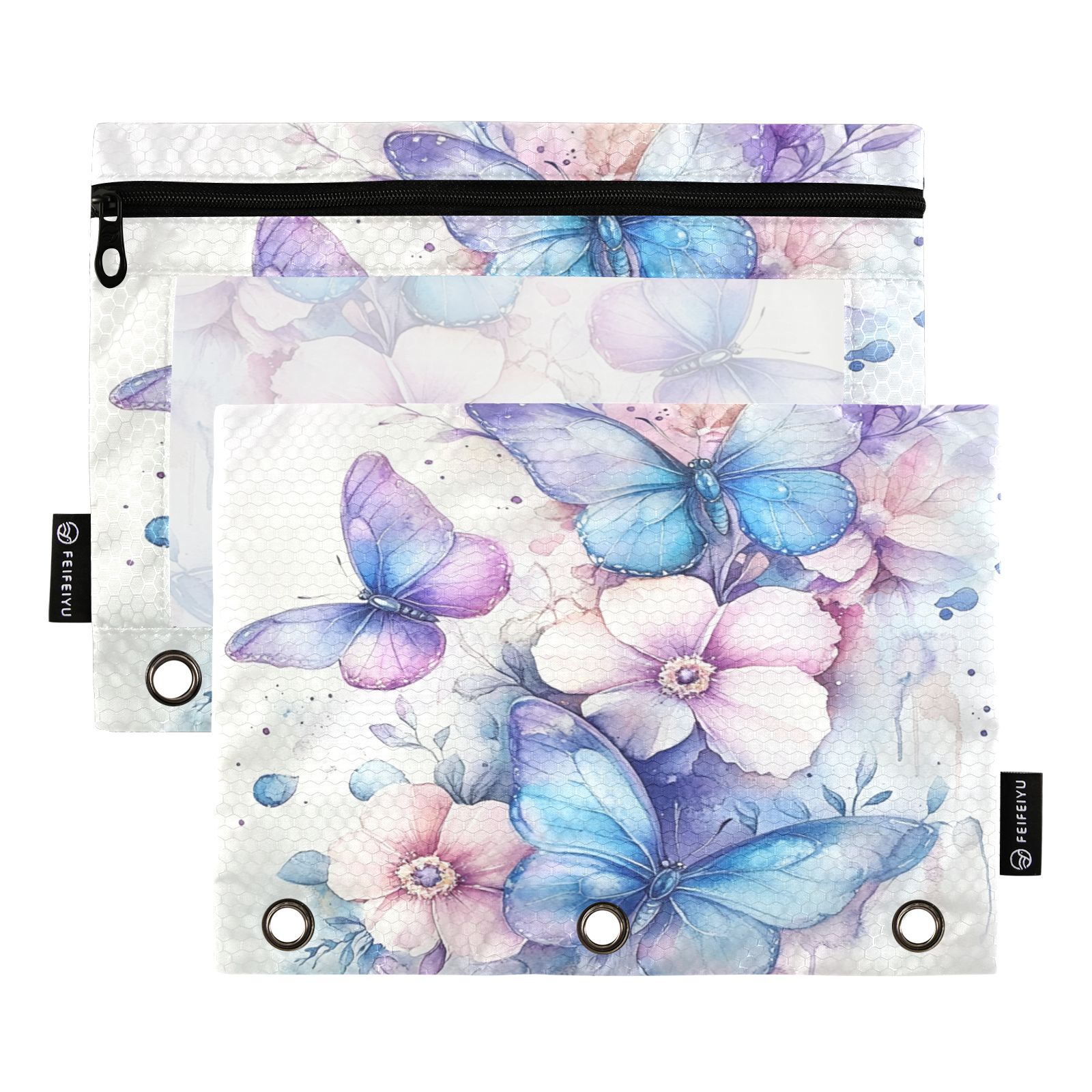 Flip File Folder Binder Pouches Set of 2 Water Resistant Durable ...