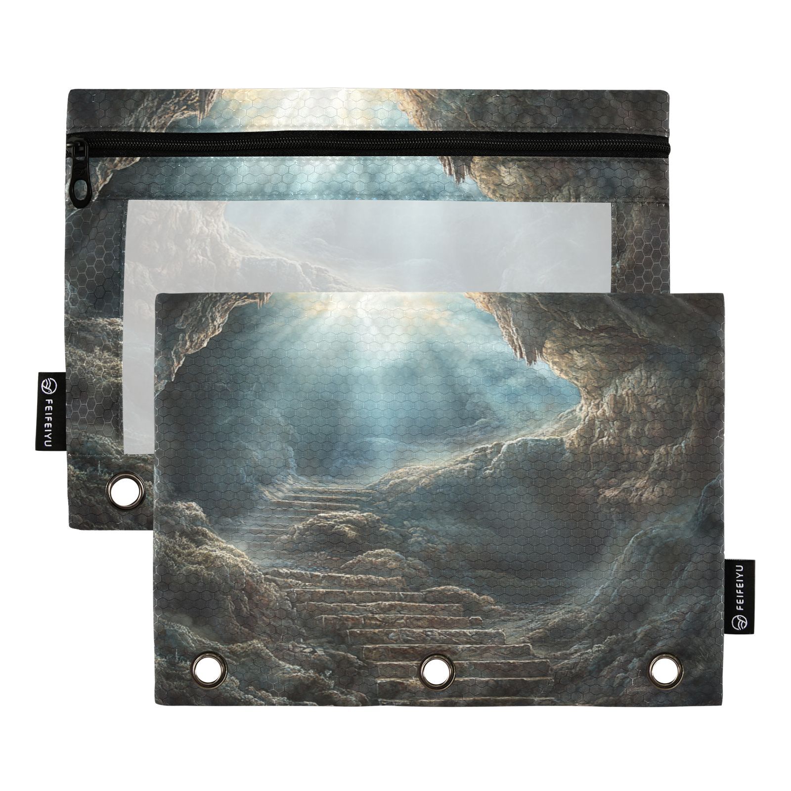 Flip File Folder Binder Pouches Set of 2 Water Resistant Durable ...