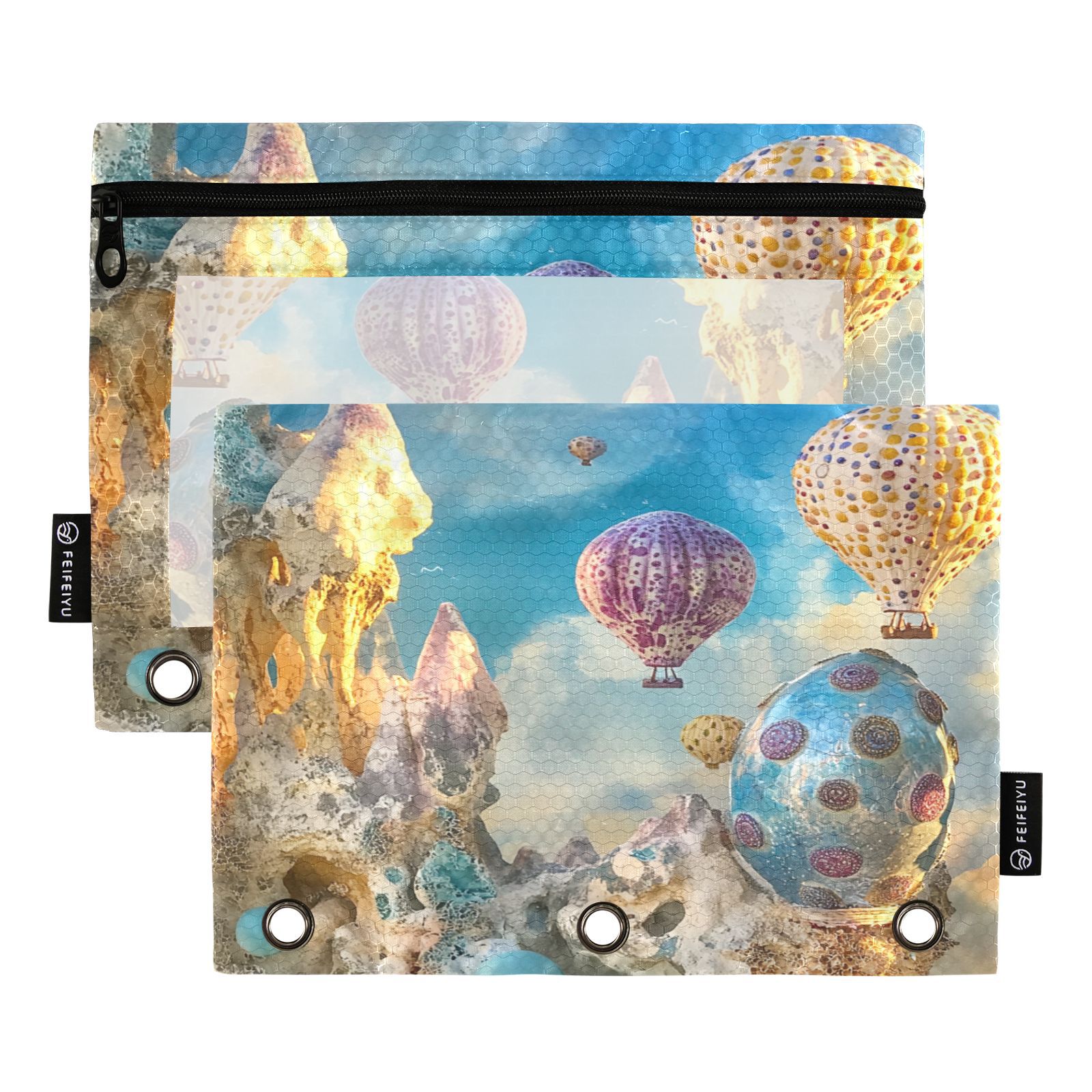 Flip File Folder Binder Pouches Set of 2 Water Resistant Durable ...